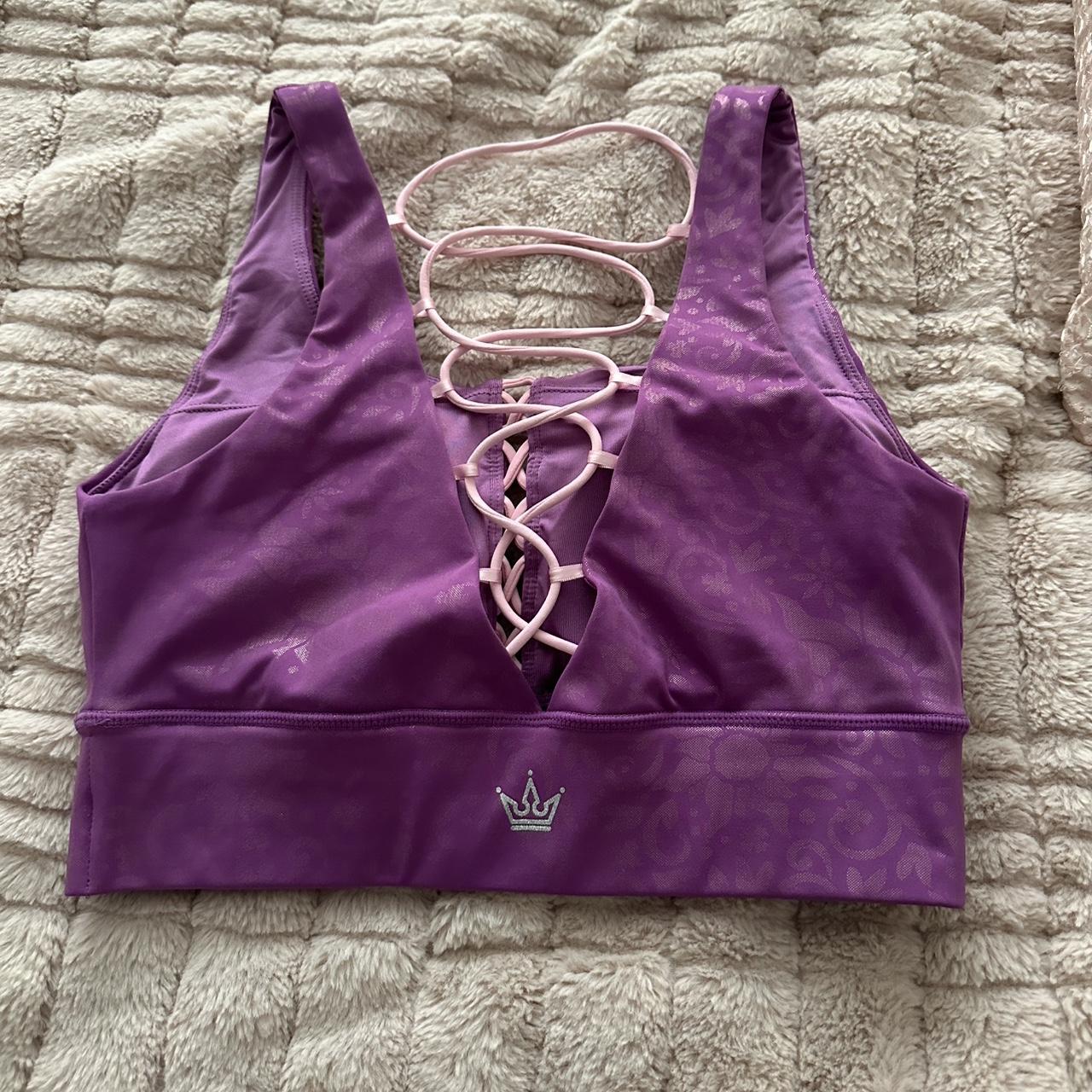 #CrownedAthletics Golden Dreamer sports bra. Brand... | Depop