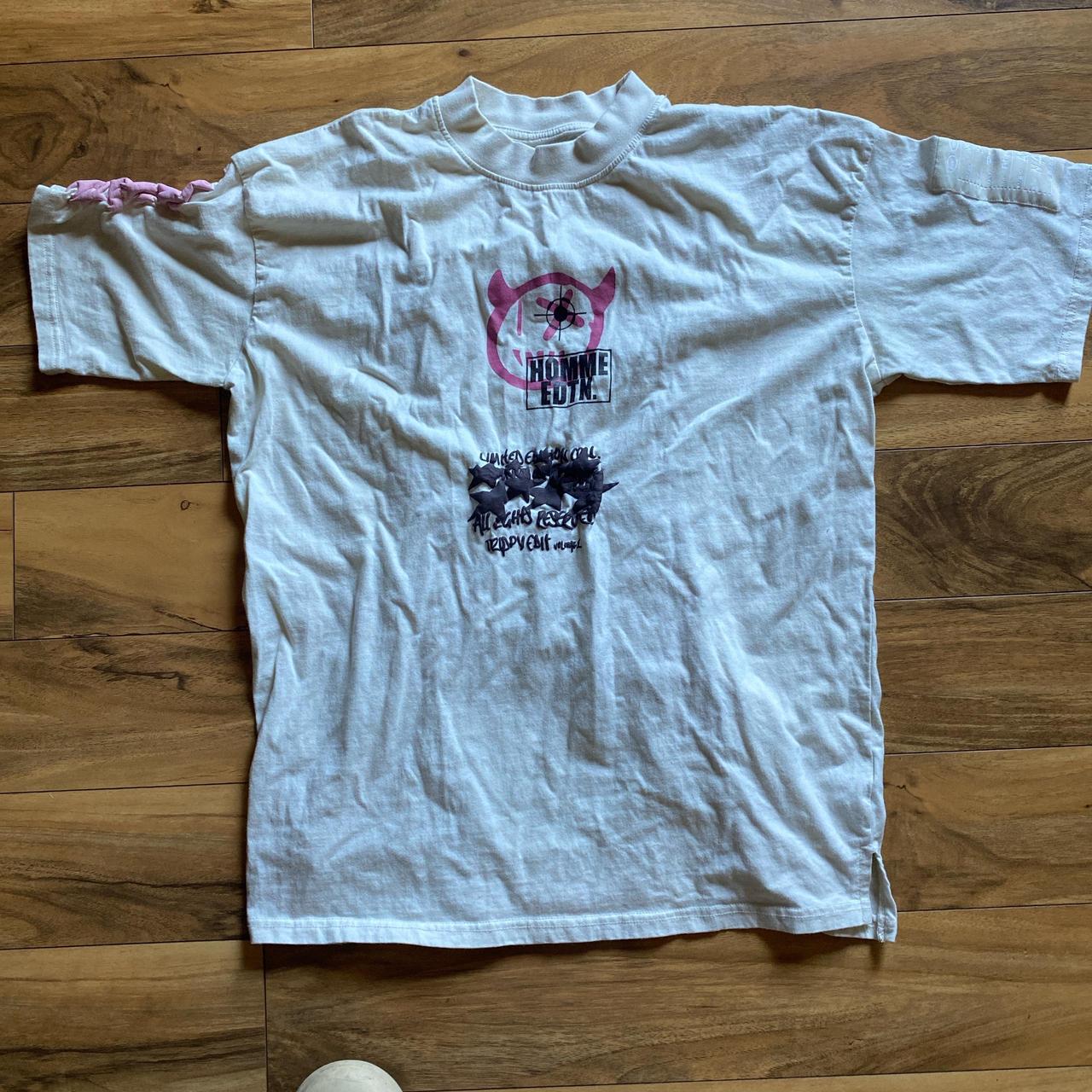 White vintage 90s punk graphic tee punk #90sfashion | Depop