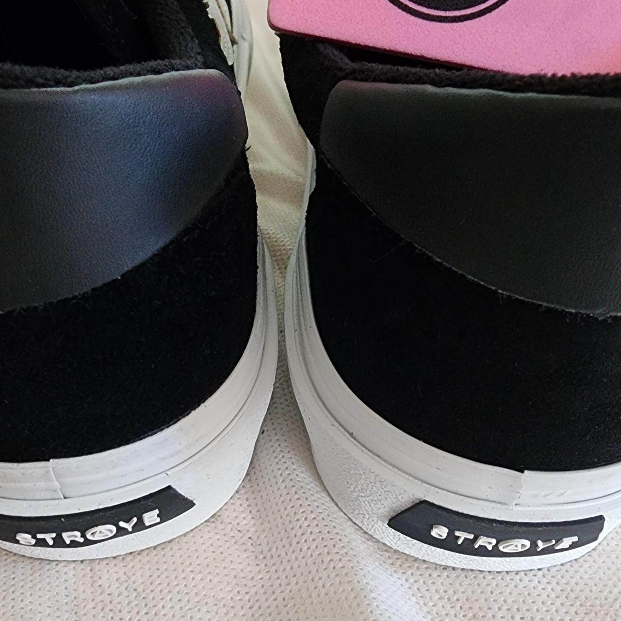 Men's shoes, Straye Logan black flame suefe Acid... - Depop