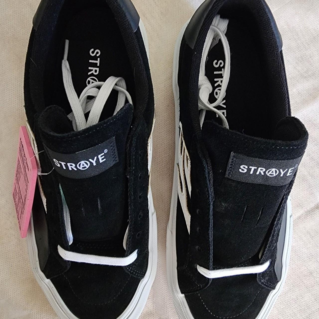 Men's shoes, Straye Logan black flame suefe Acid... - Depop
