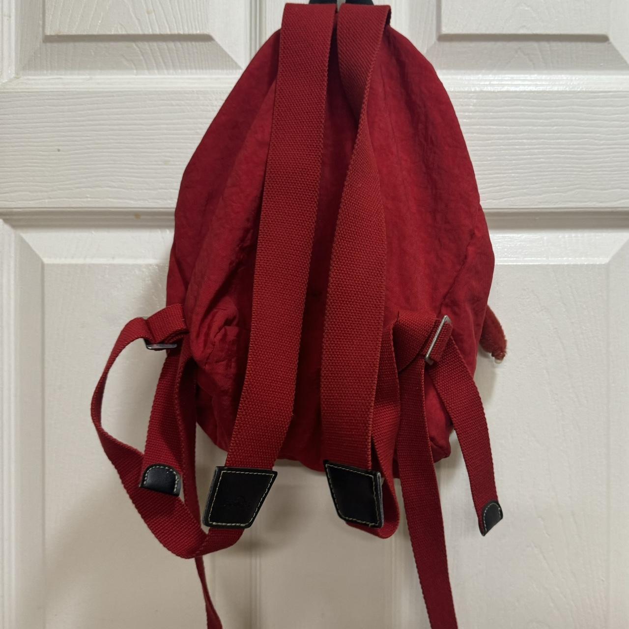 Kipling Vintage Fundamental Backpack Red Small... - Depop