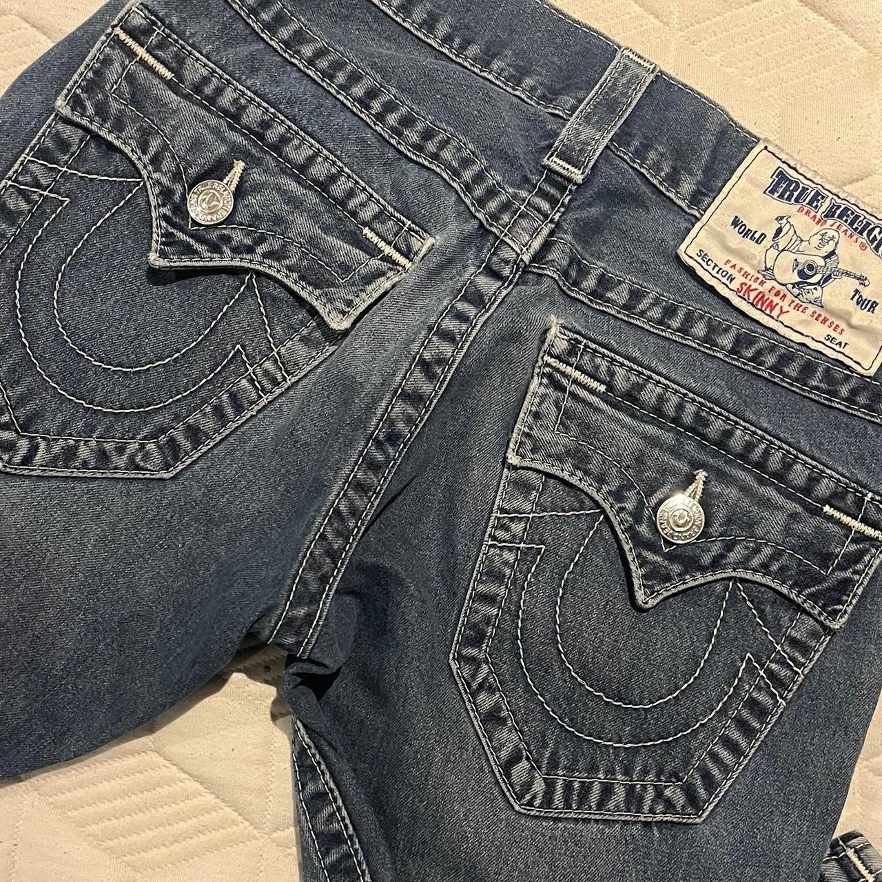 True religions size 27 They are older trueys Skinny... | Depop