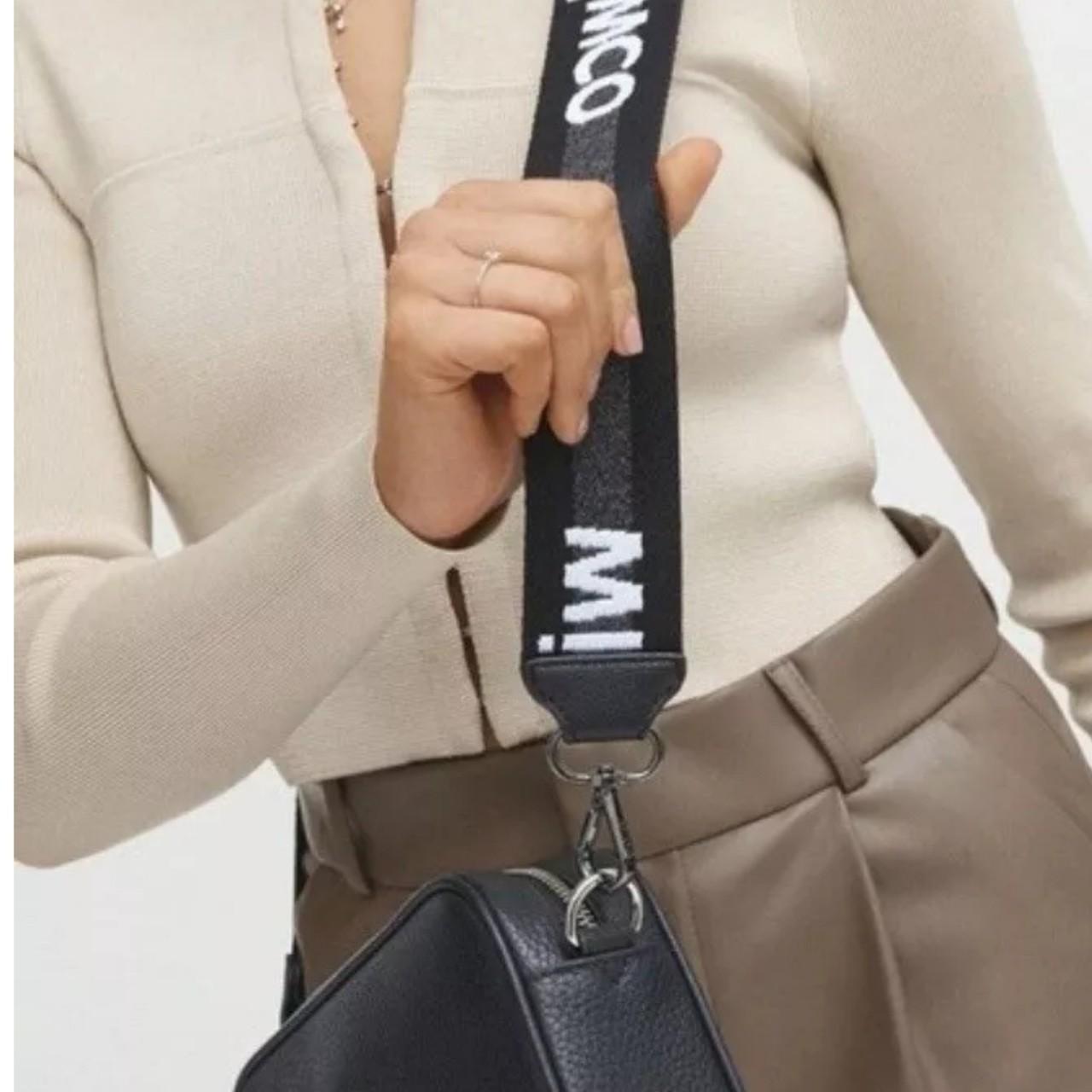 Mimco Sparkle webbing strap as new perfect condition - Depop