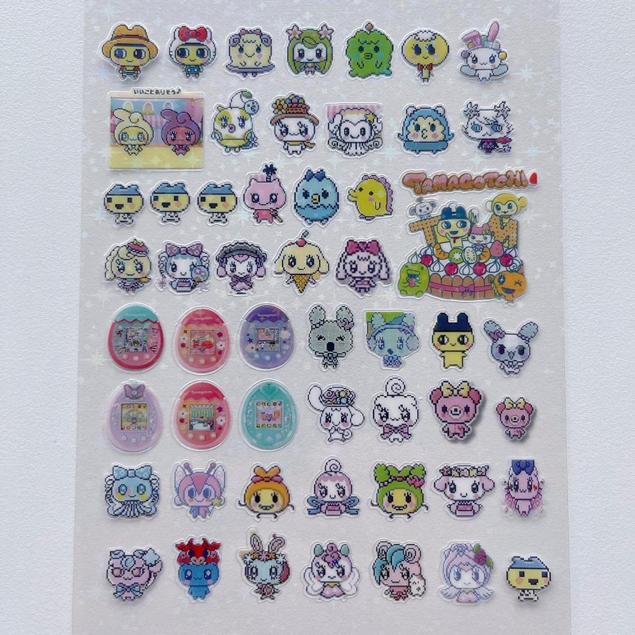 Tamagotchi Digi Life Sticker Size: 14.5cm x 10cm - Depop