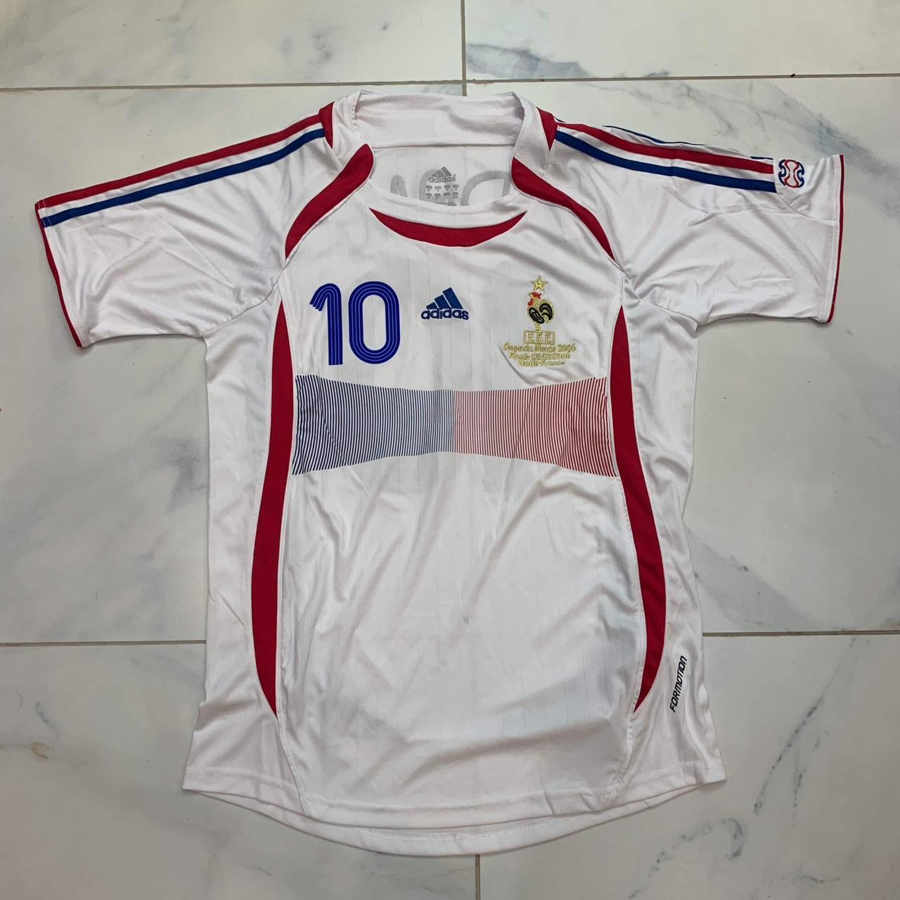 France Zidane Shirt Ship same day! Delivery in 1-2... - Depop