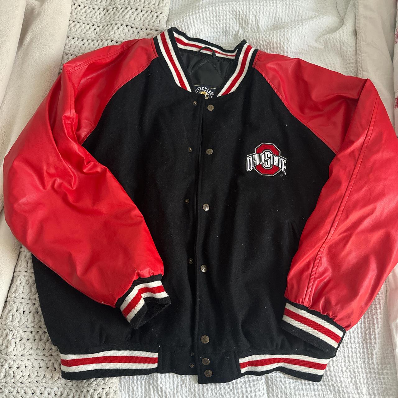 Vintage OSU varsity style jacket Size XL Perfect... - Depop