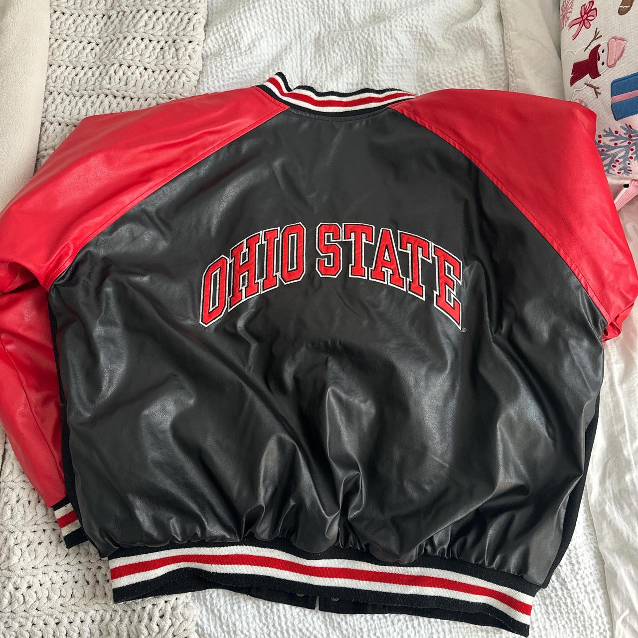 Vintage OSU varsity style jacket Size XL Perfect... - Depop