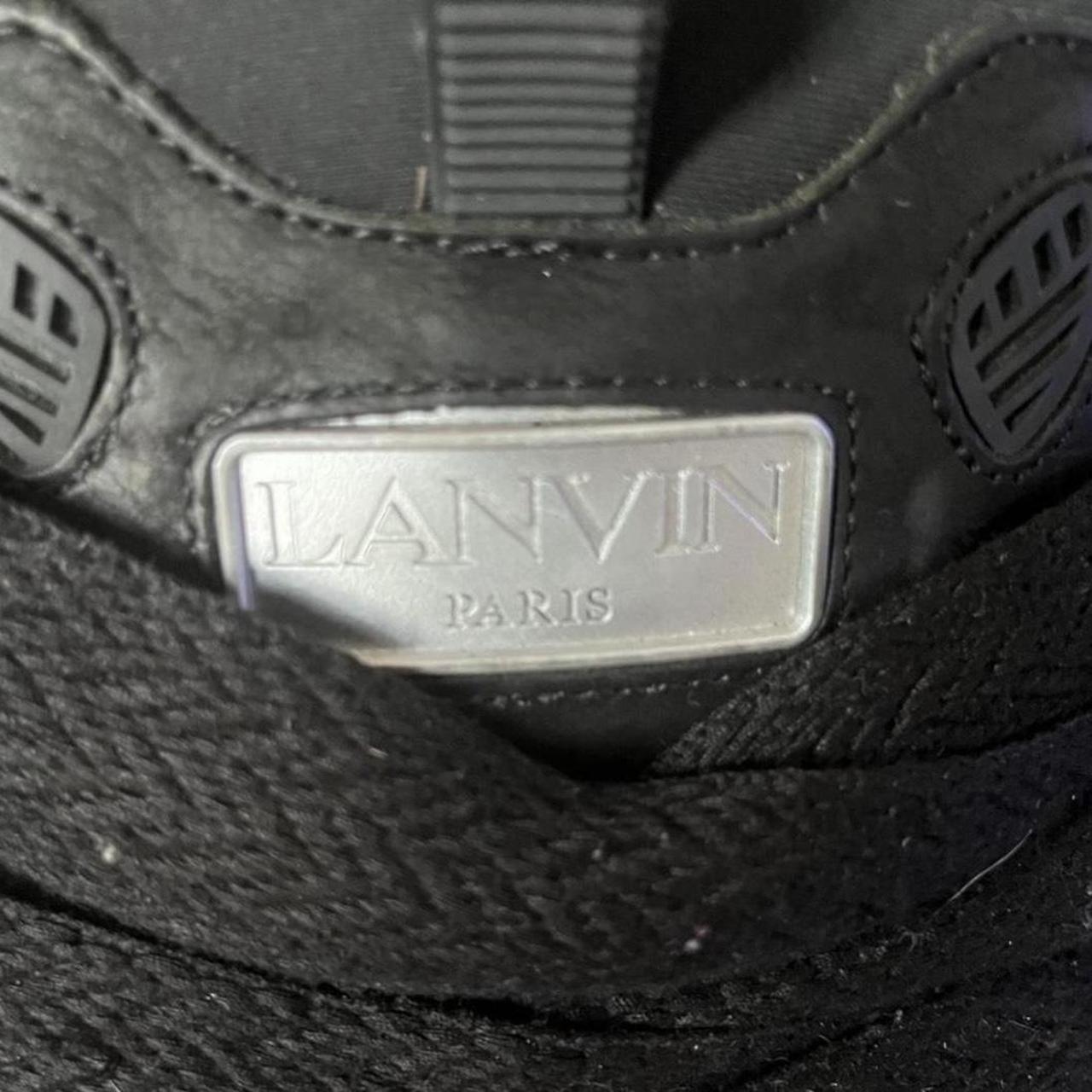 black Lanvin sneakers multiple sizes free shipping - Depop