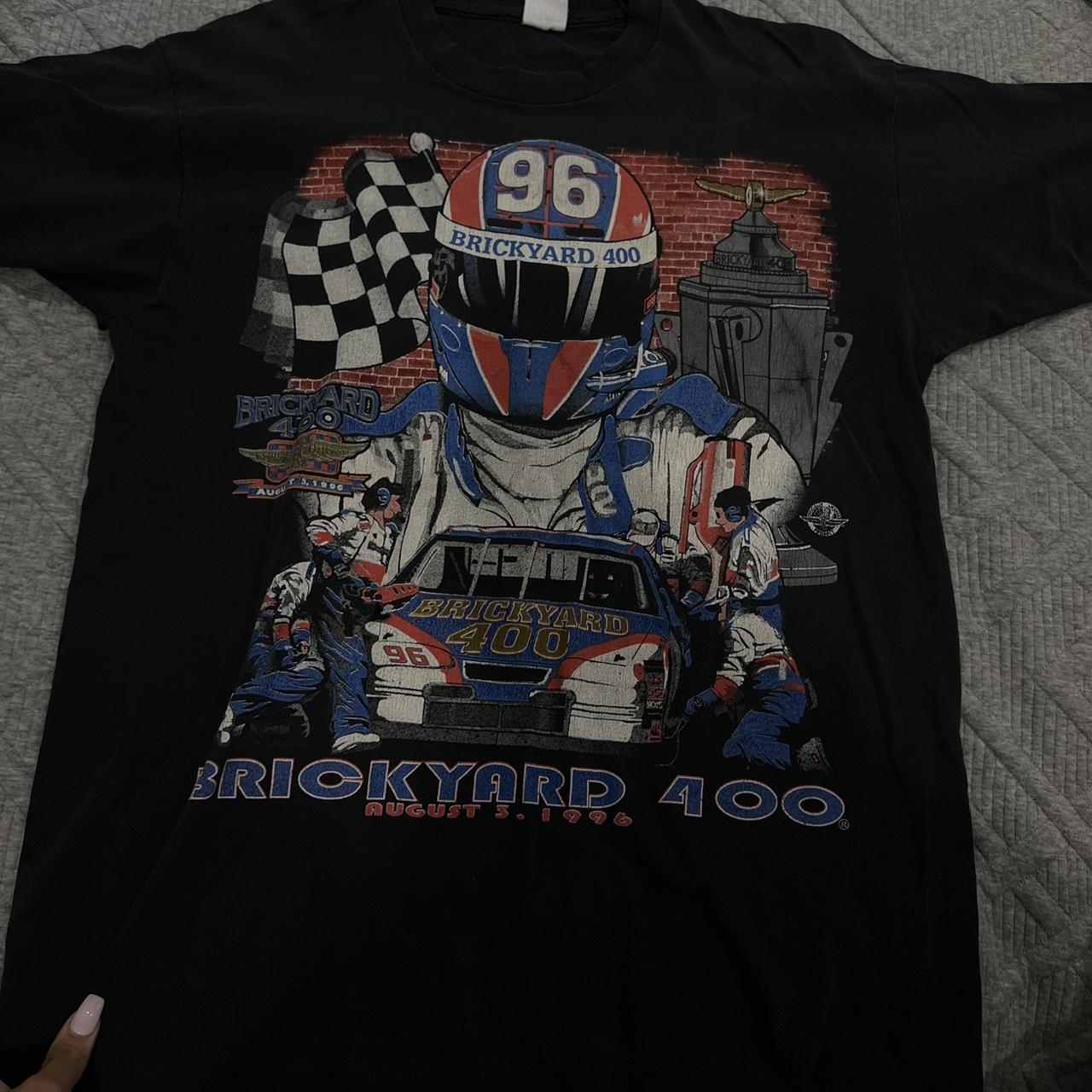Vintage racing tee Bought from real real in... - Depop