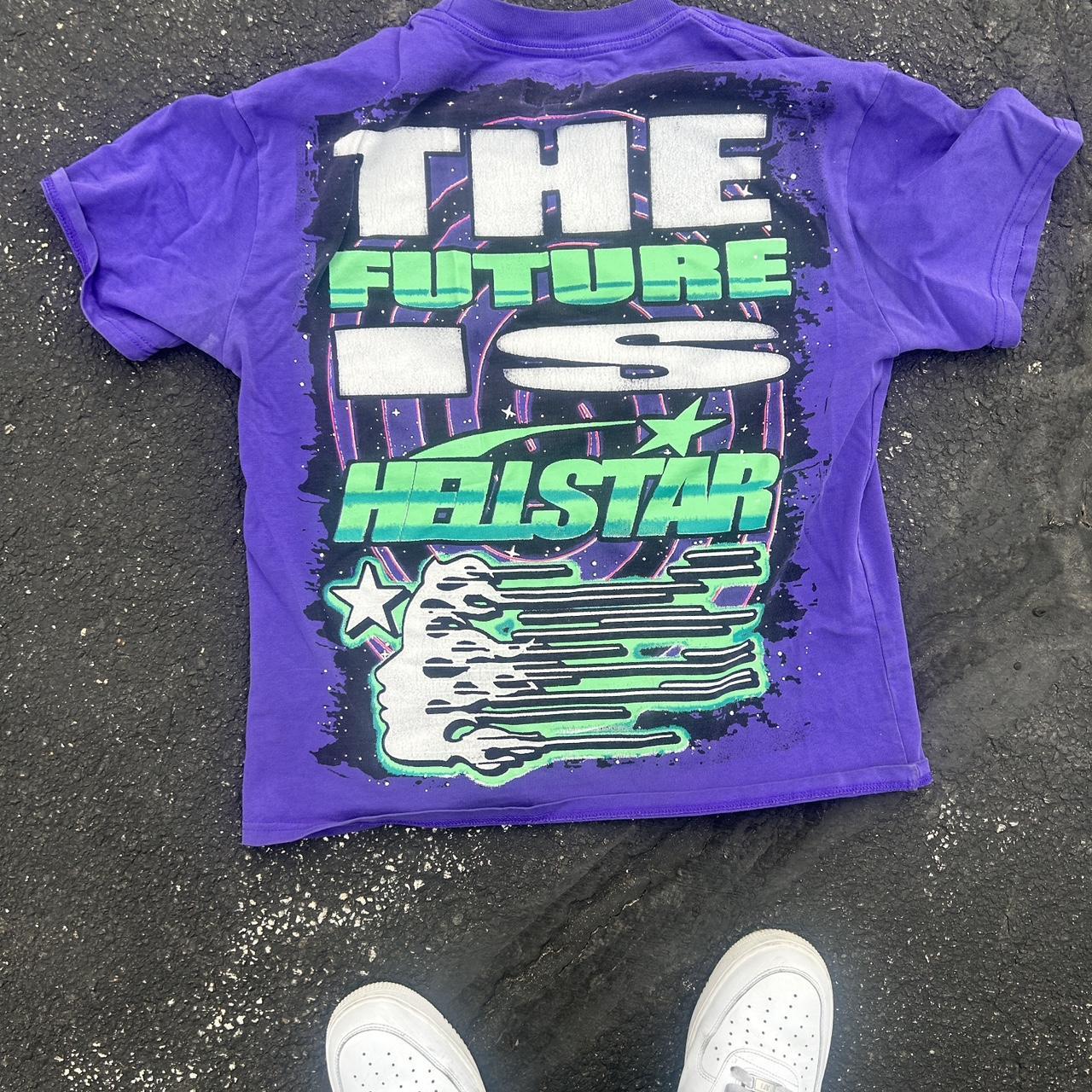 Purple small size Hellstar “Future Is Hellstar” | Depop