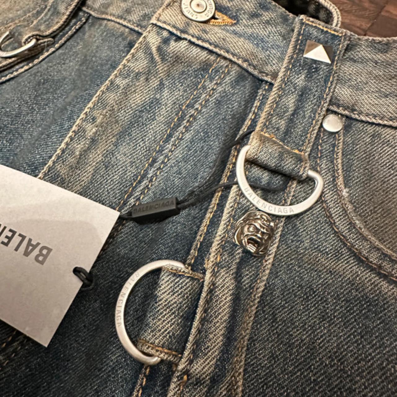 Balenciaga Raver Denim Maxi Dress from the Spring... - Depop