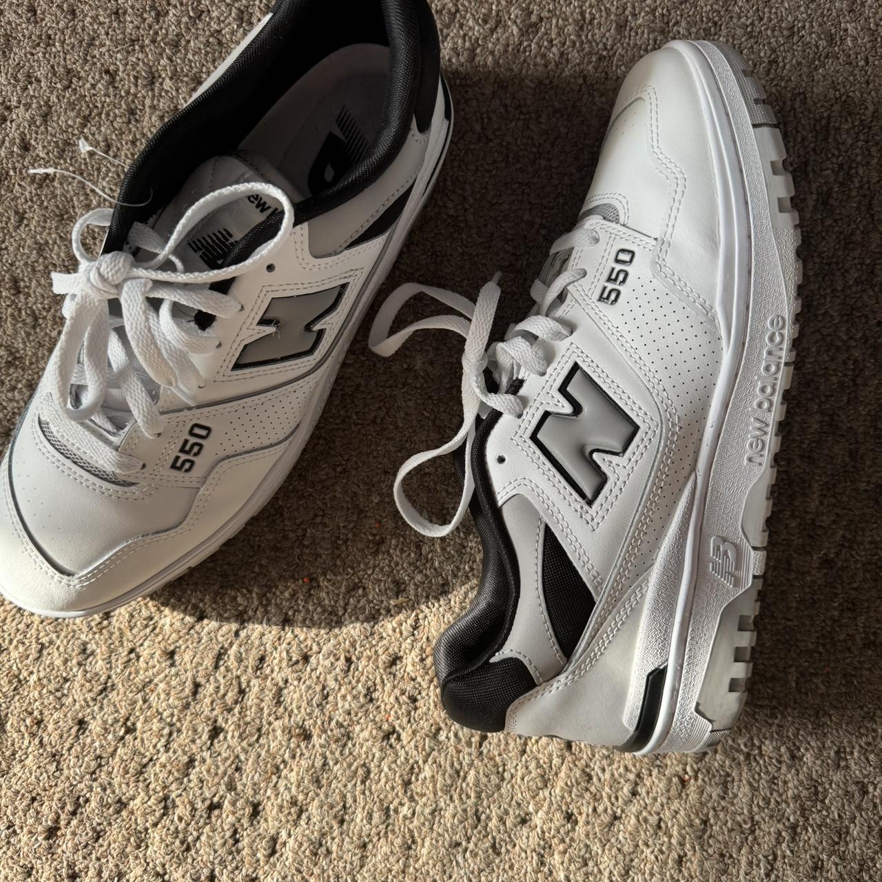 New Balance 550 trainers only wore once - Depop