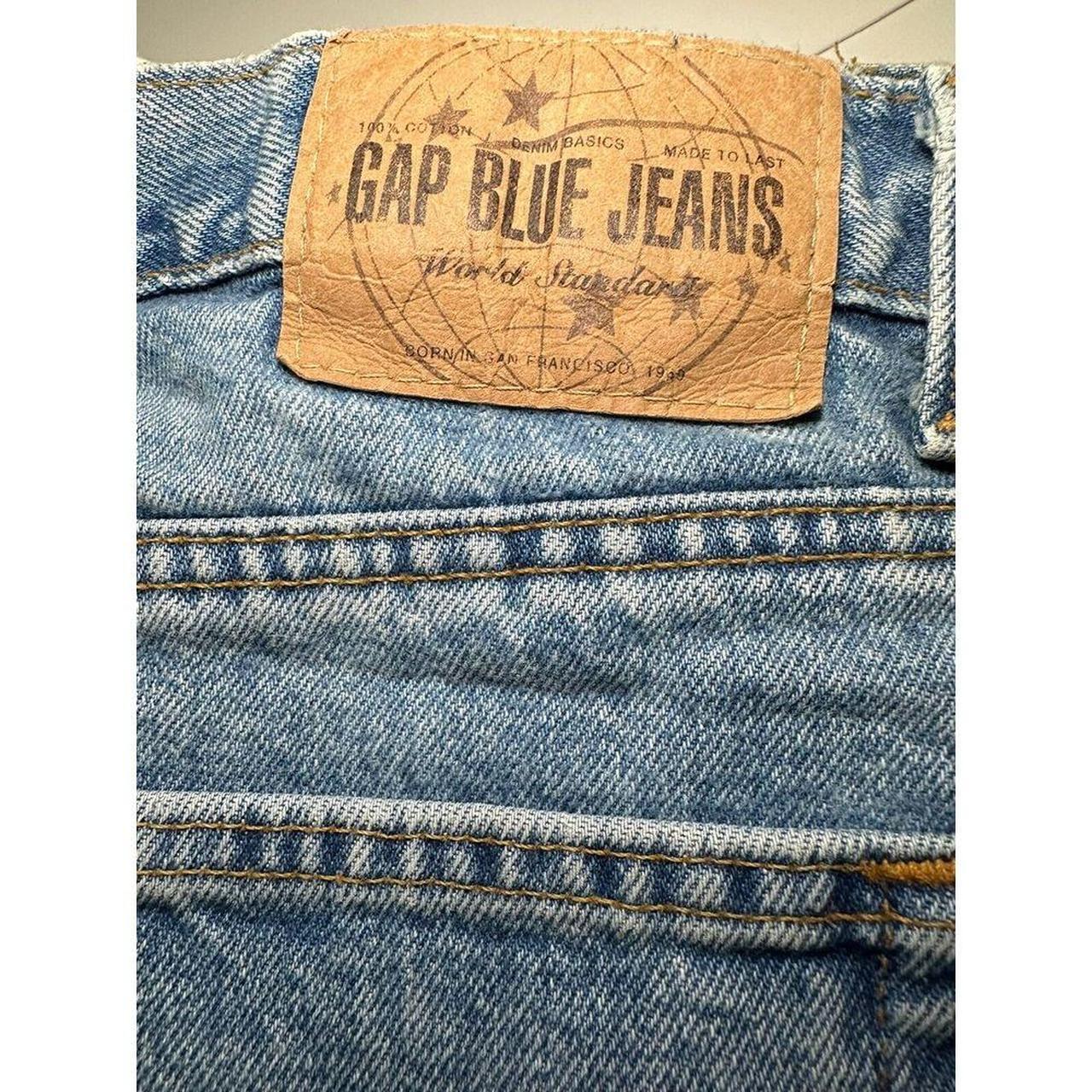 Gap blue jeans world standard store