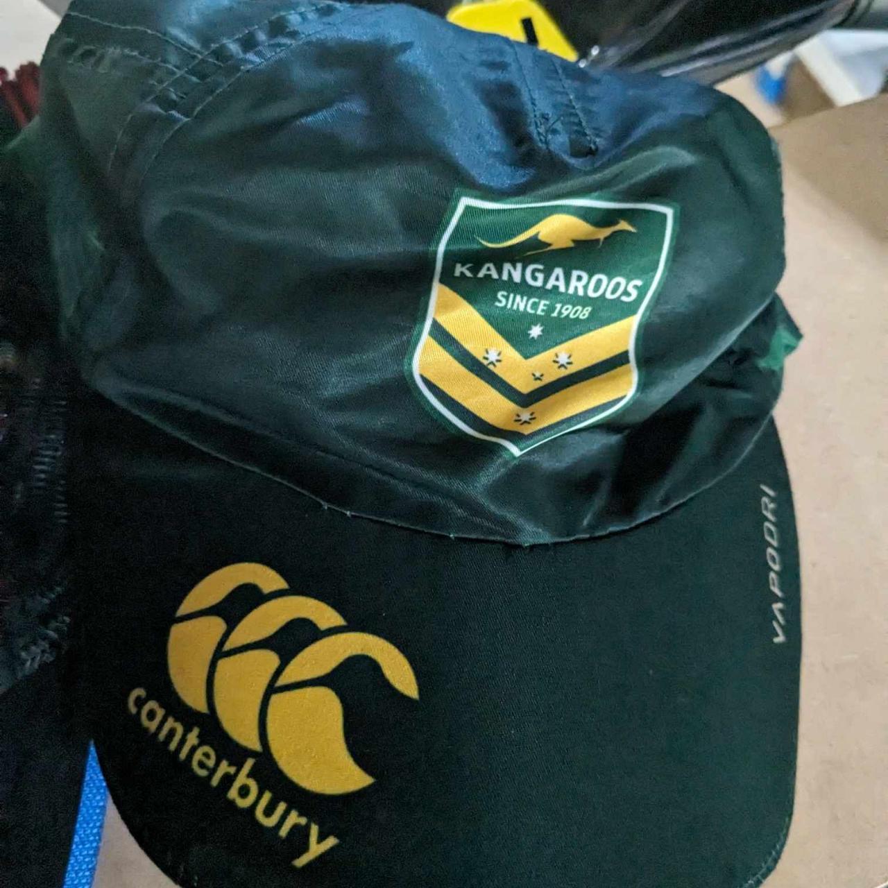 AUSTRALIA KANGAROOS NRL RUGBY LEAGUE HAT CAP RETRO... - Depop
