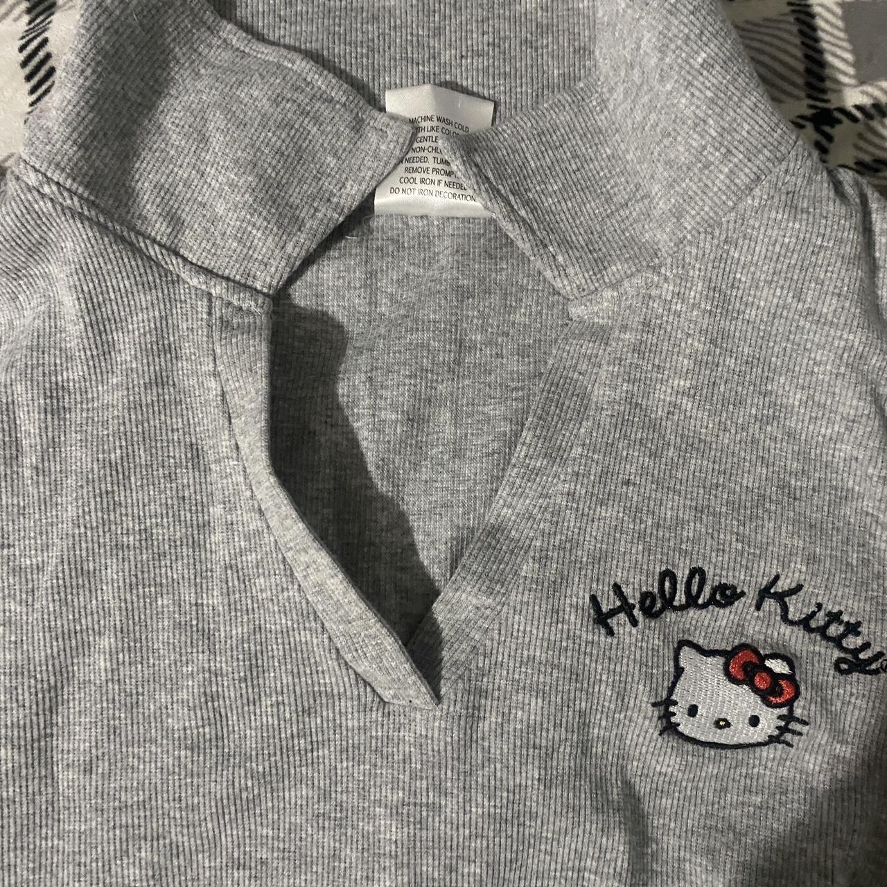 Grey Hello Kitty dress - Depop