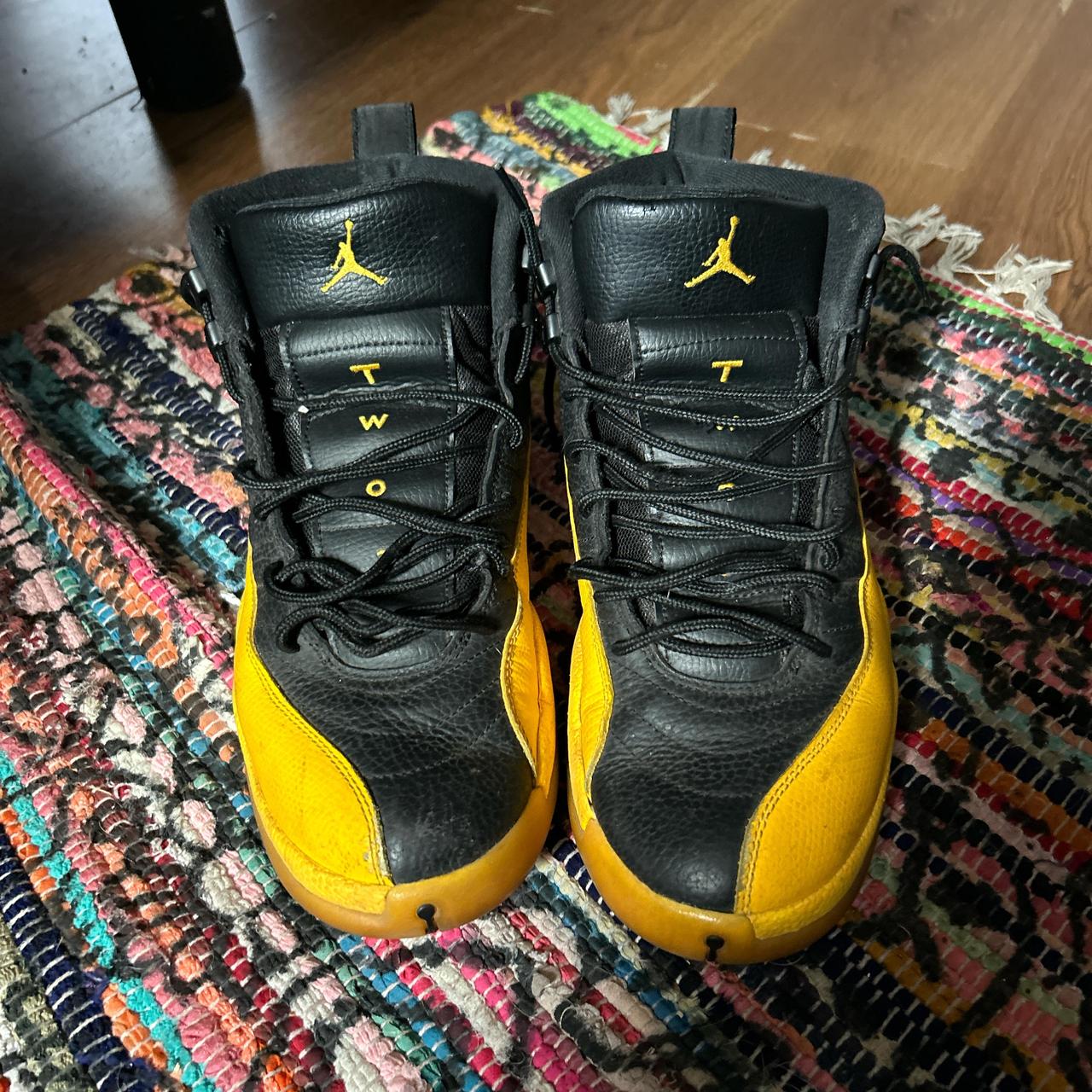 Jordan 12 University Gold Size 11.5 - Depop