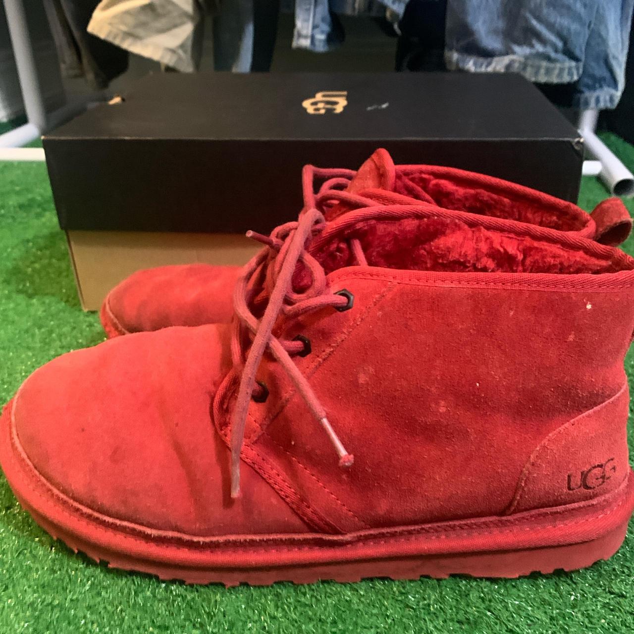 Red UGG boots #UGG #redboots - Depop