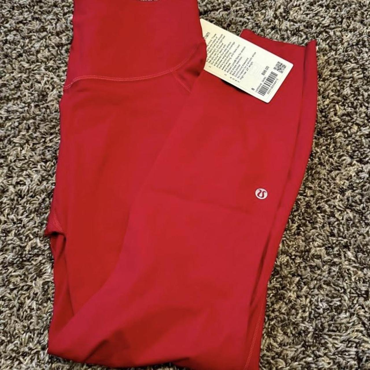 Lululemon red Speed Up leggings Only aceept cashapp - Depop
