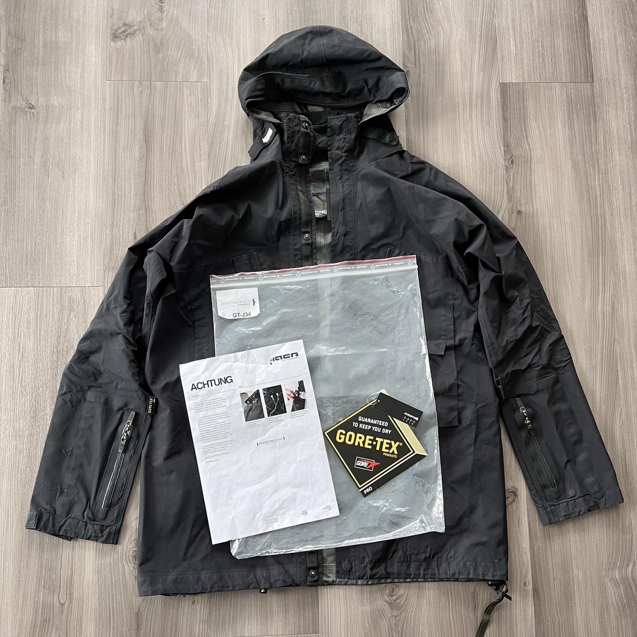 Acronym GT-J34 GoreTex Rain Jacket Black, Size... | Depop