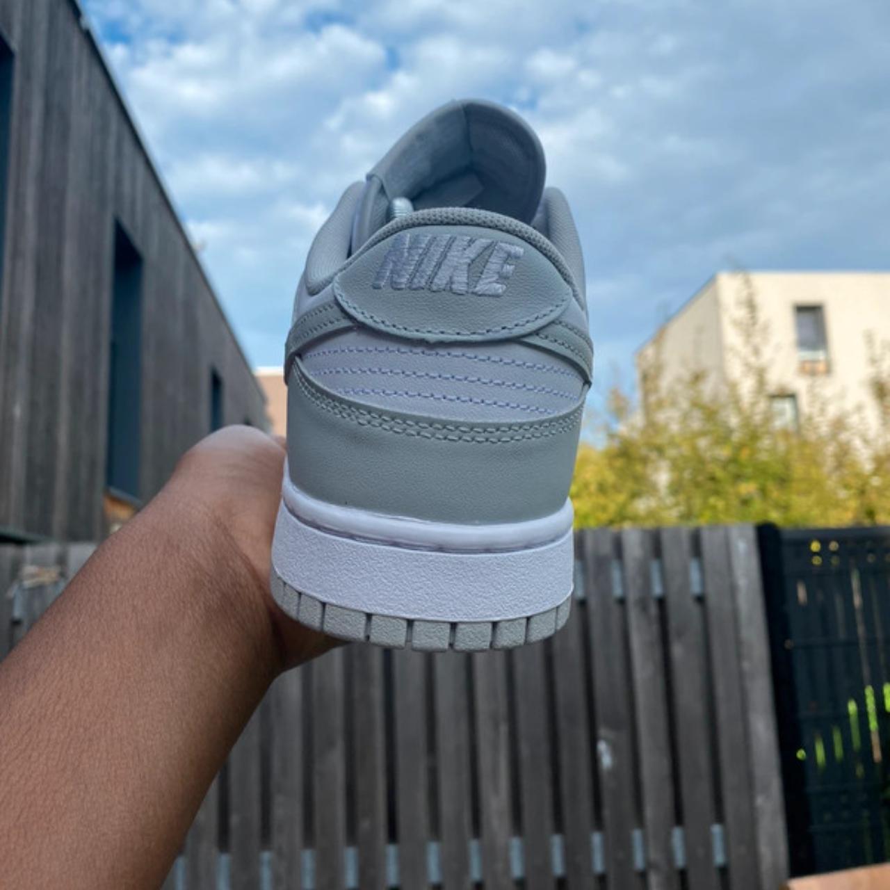 New Nike dunk Grey Frog - Depop