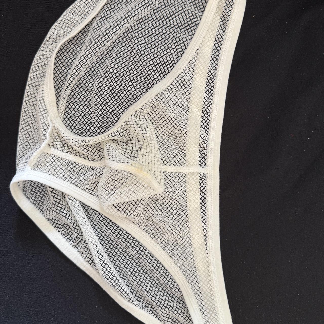 Mesh underwear, used a couple of times, all stitches... | Depop Mesh underwear, used a couple of times, all stitches... | Depop