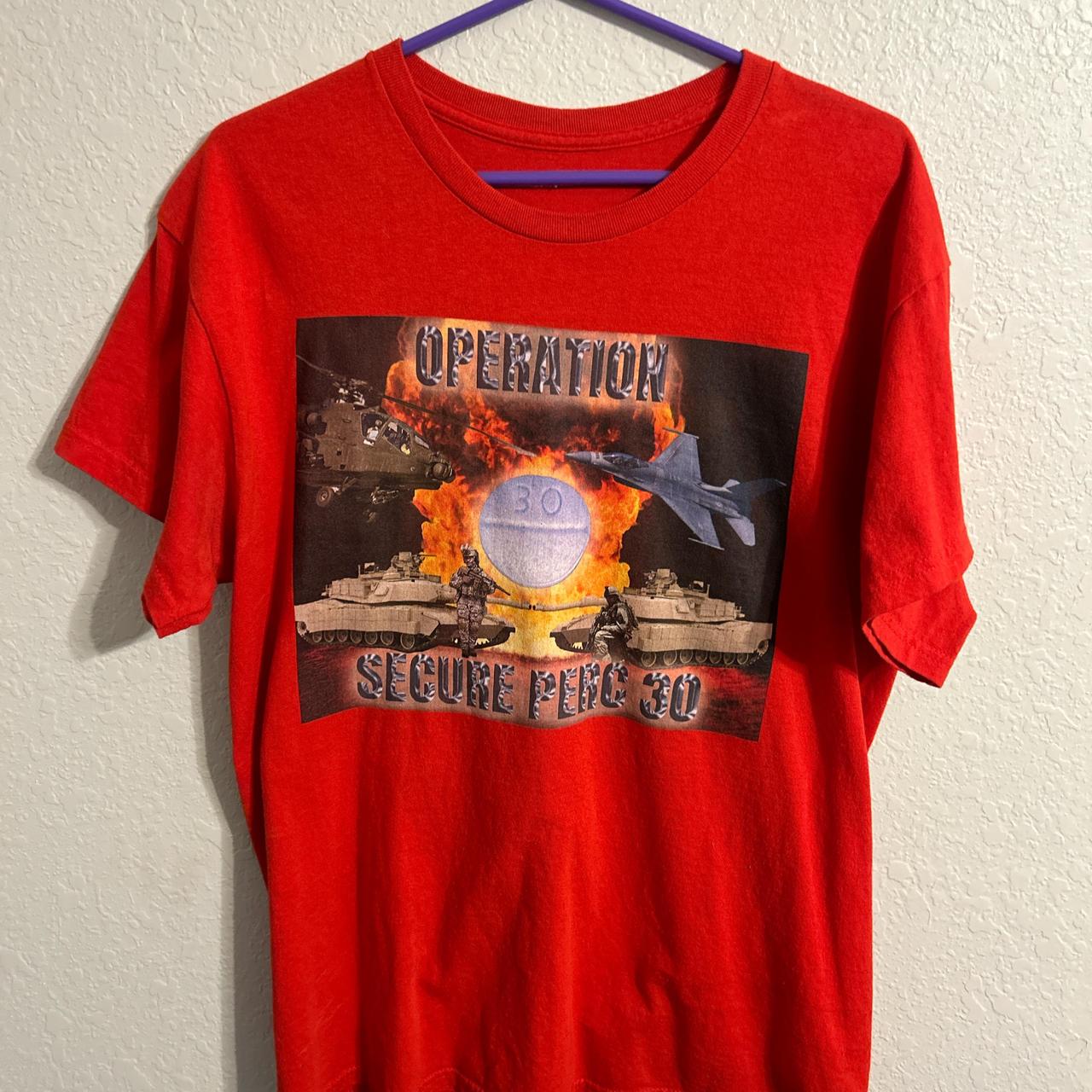 Operation Perc 30 shirt size large #funny #tshirt... - Depop
