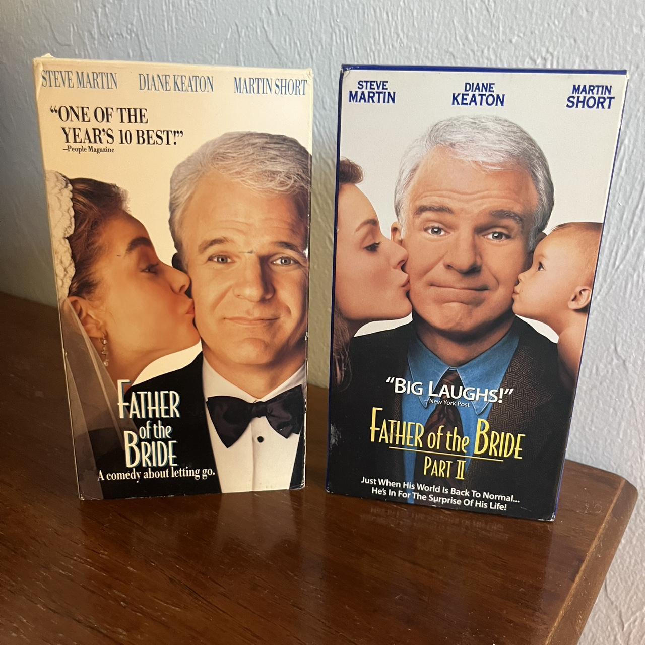 Father of the Bride 1 &2 VHS tapes. Minor wear to... | Depop