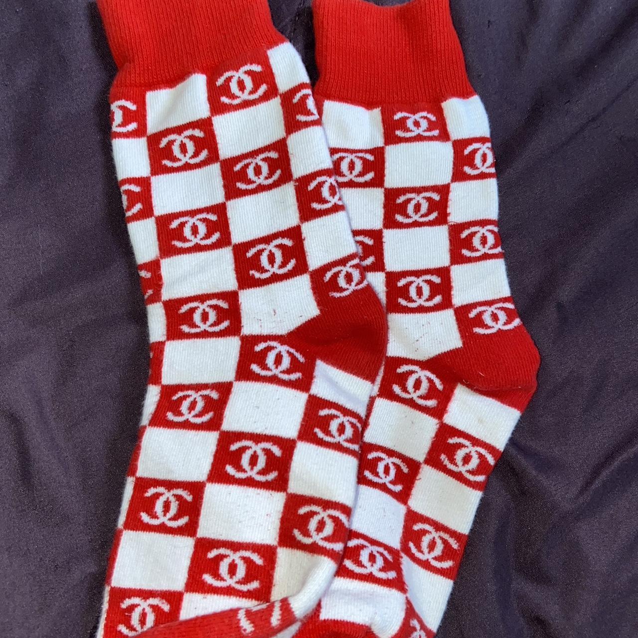 Helloo beautiful☺️.. these are red and white CHANEL... - Depop