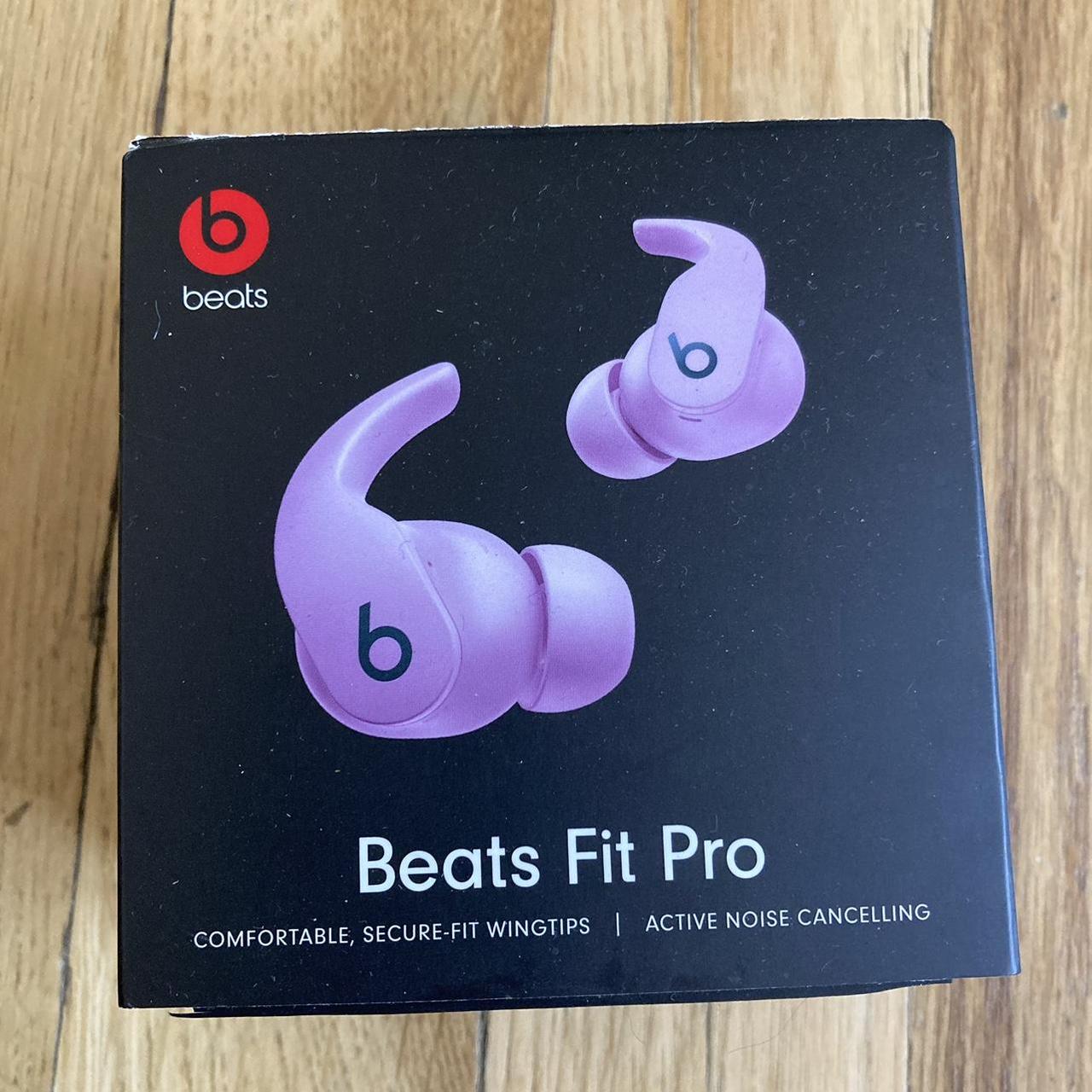 Beats Pro Fit Purple Lightly Used Has all of the... - Depop