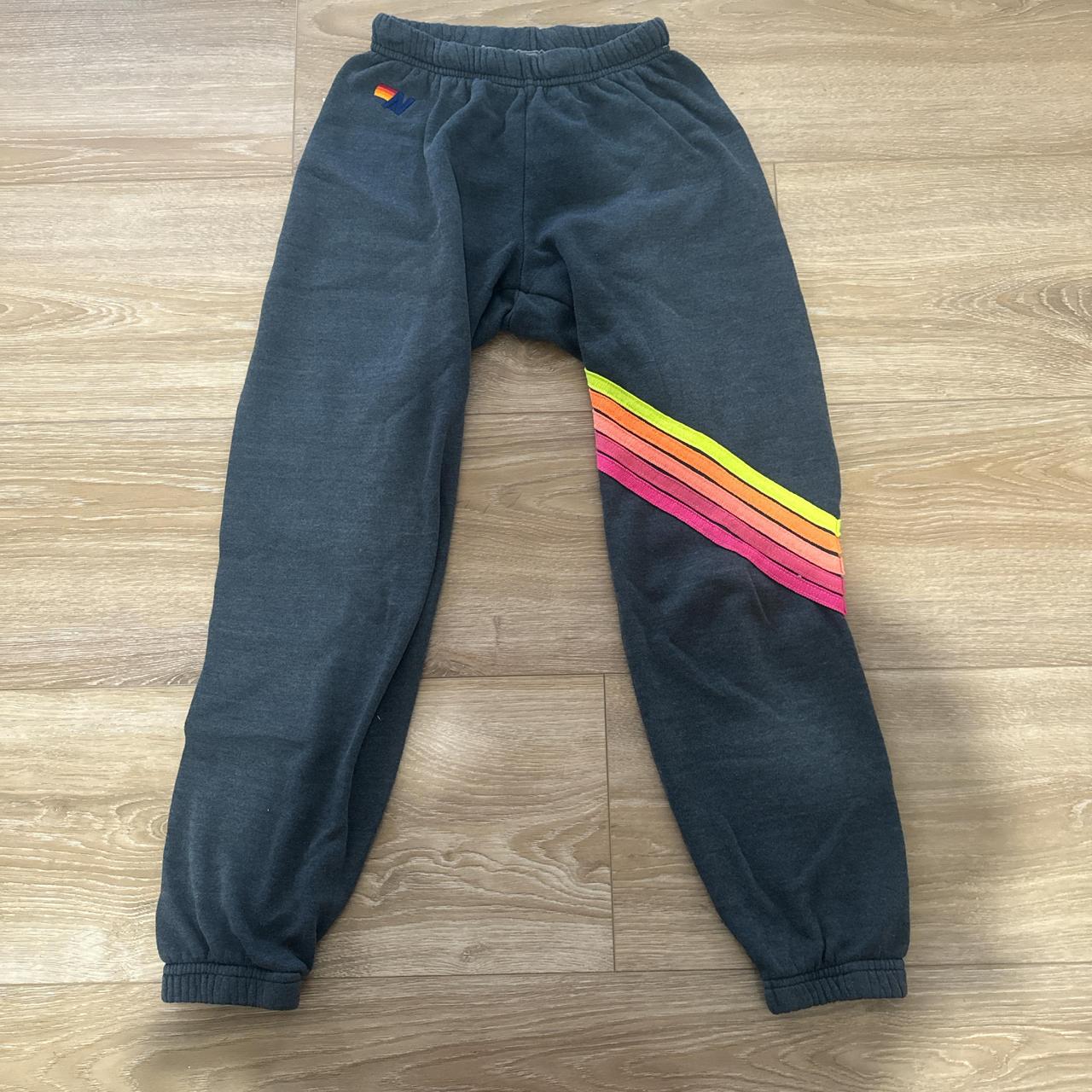 aviator nation sweatpants great condition 100%... - Depop