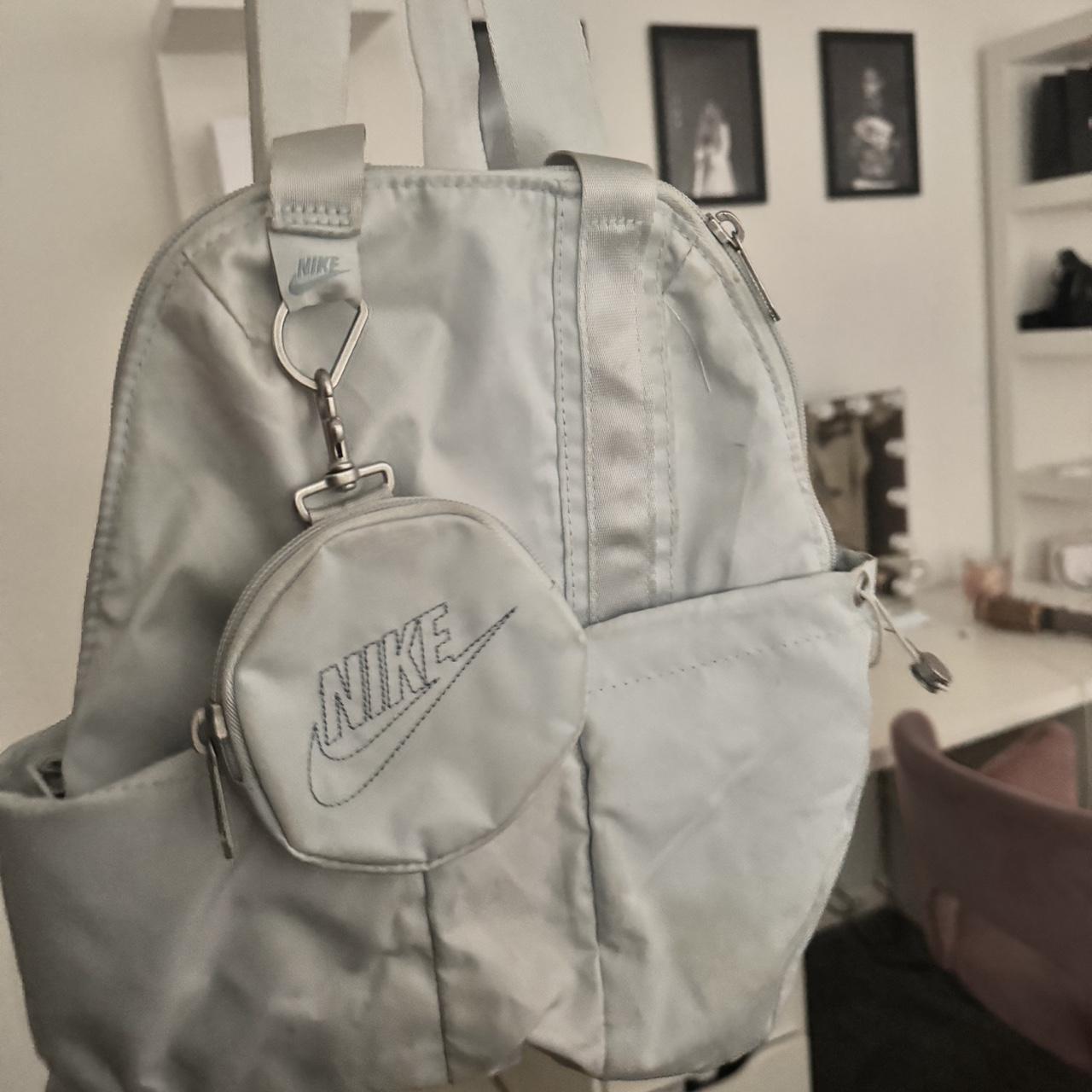 baby blue small nike bag x - Depop