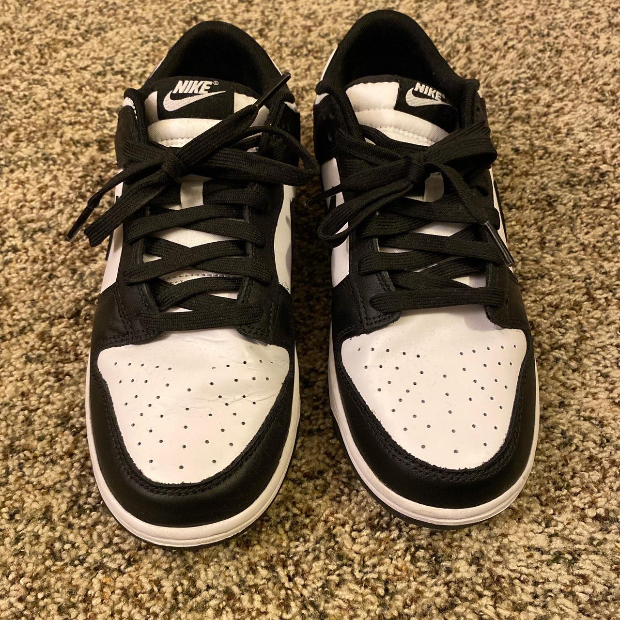 Panda Dunks, worn 4-5 times, good condition with... - Depop