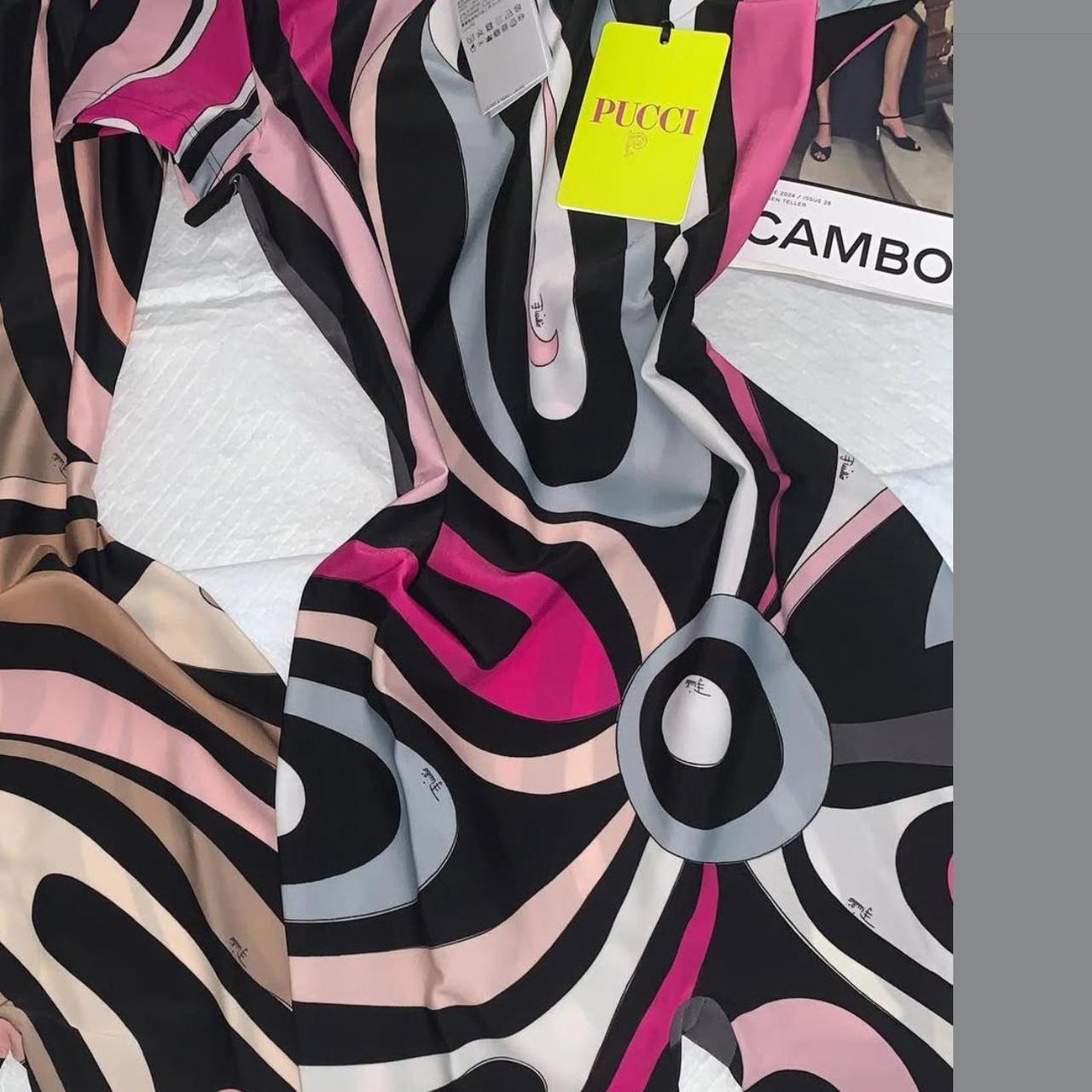 Pink and black PUCCI romper #romper #pucci size :S | Depop