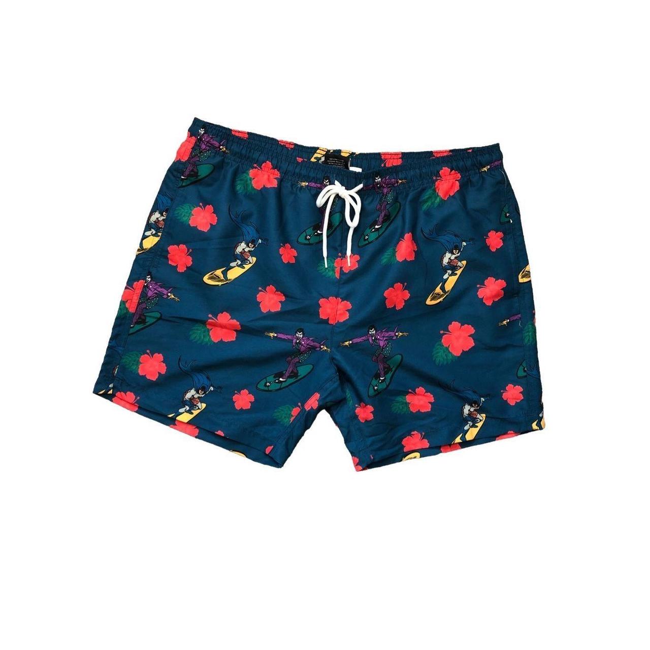 DC Comics Batman x Joker Surfing Swim trunk Board... - Depop