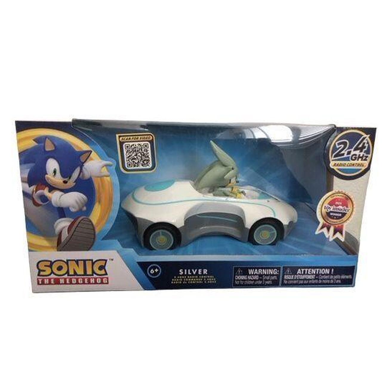 Sonic the Hedgehog Silver Radio Controlled Car New... - Depop
