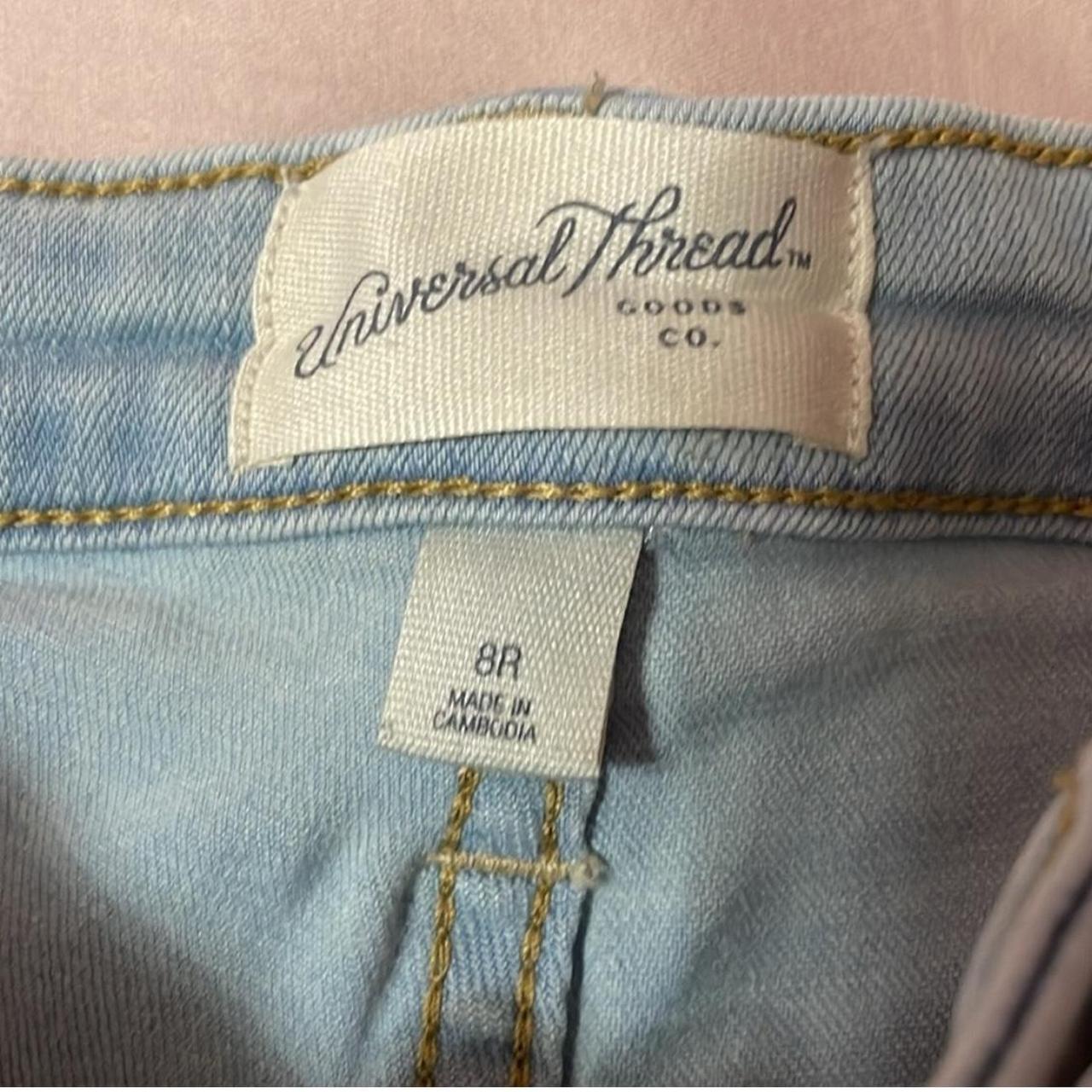 universal thread jean shorts super stretchy jegging... - Depop