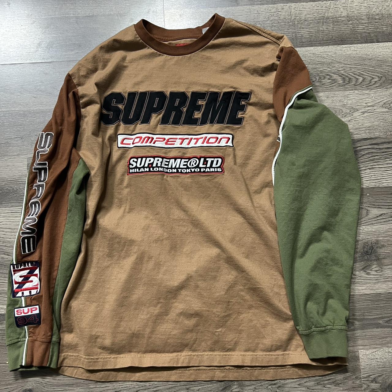 Supreme Long sleeve competition top. Size medium... - Depop