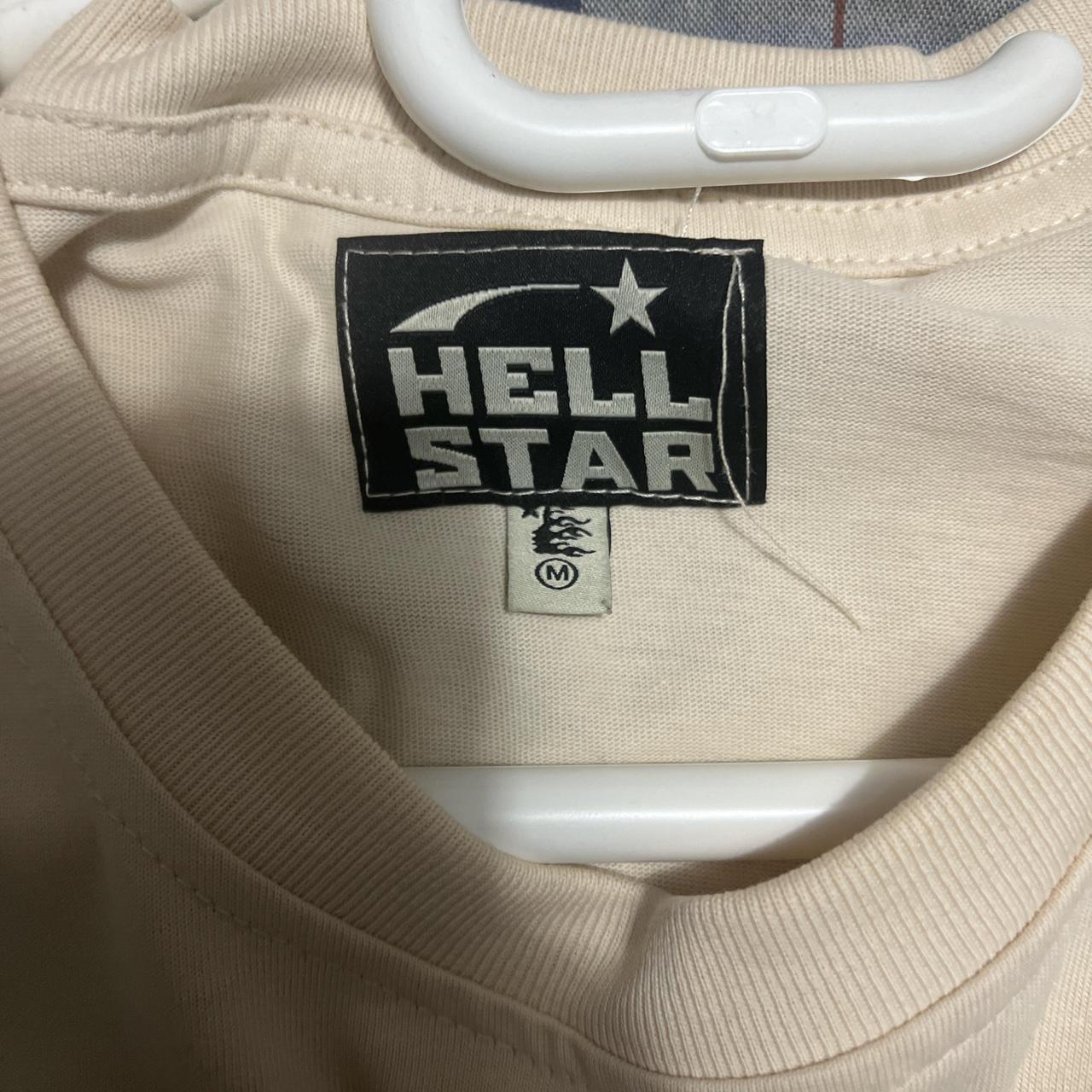 Hellstar shirt Cream comes with bag and tags - Depop
