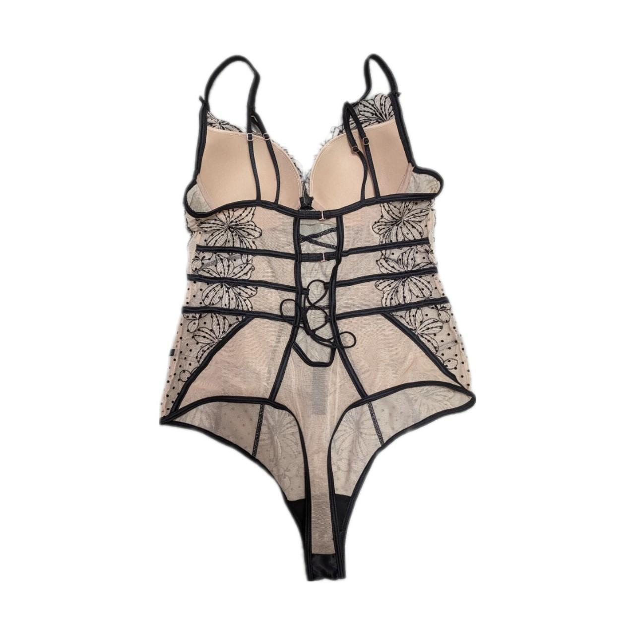 Bras and things body suit lingerie Size 12B Clasp... - Depop