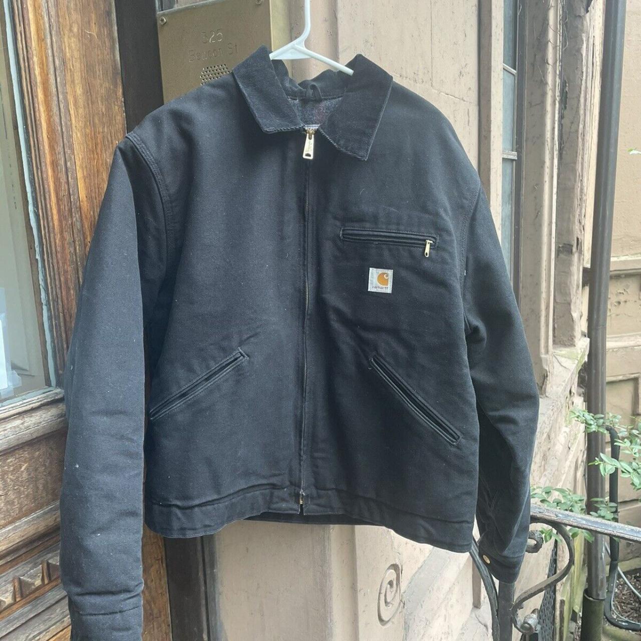Carhartt J001 BLK Black Large Regular Jacket -... - Depop