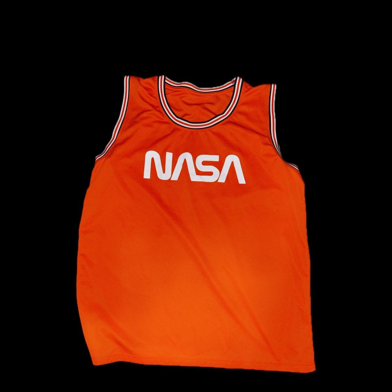 Pacsun Orange Nasa Jersey - Depop