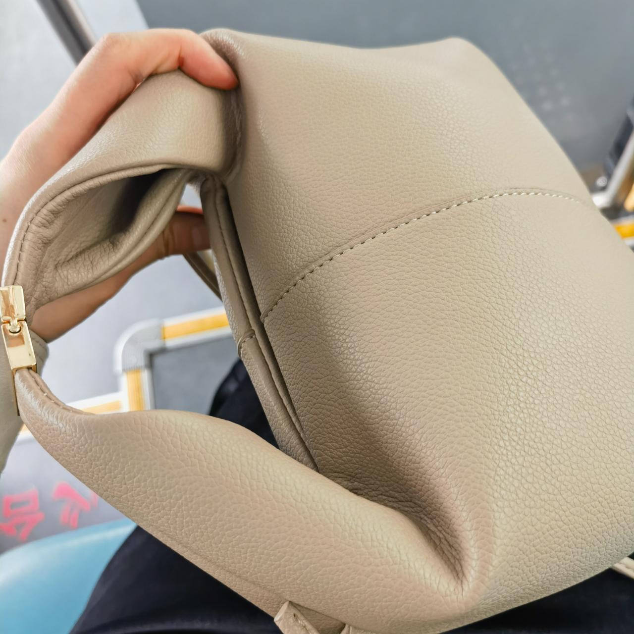 Polène Leather handbag, shoulder bag, crossbody bag... - Depop