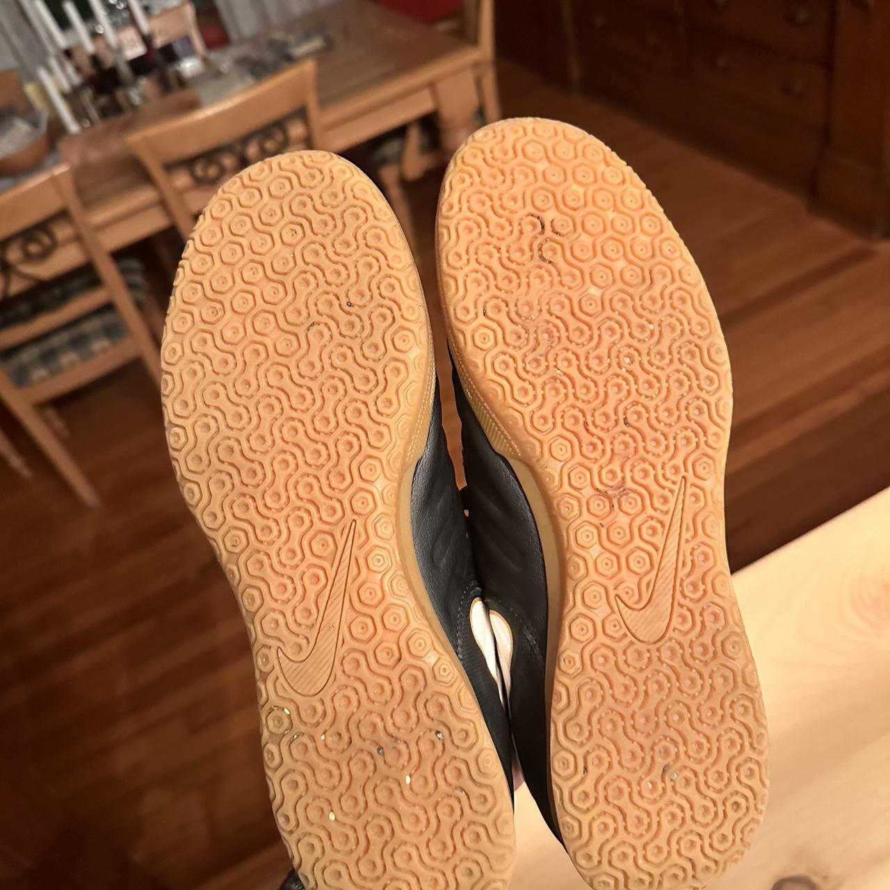 Nike black and white trainers Great Condition #nike... - Depop