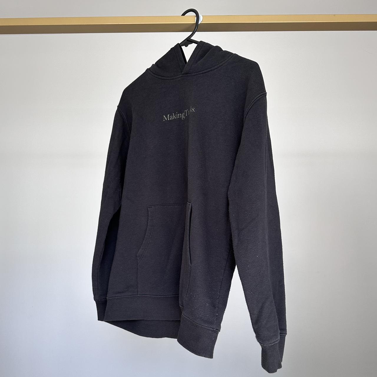 Kmart black hoodie- fits size 8-10 condition:... - Depop