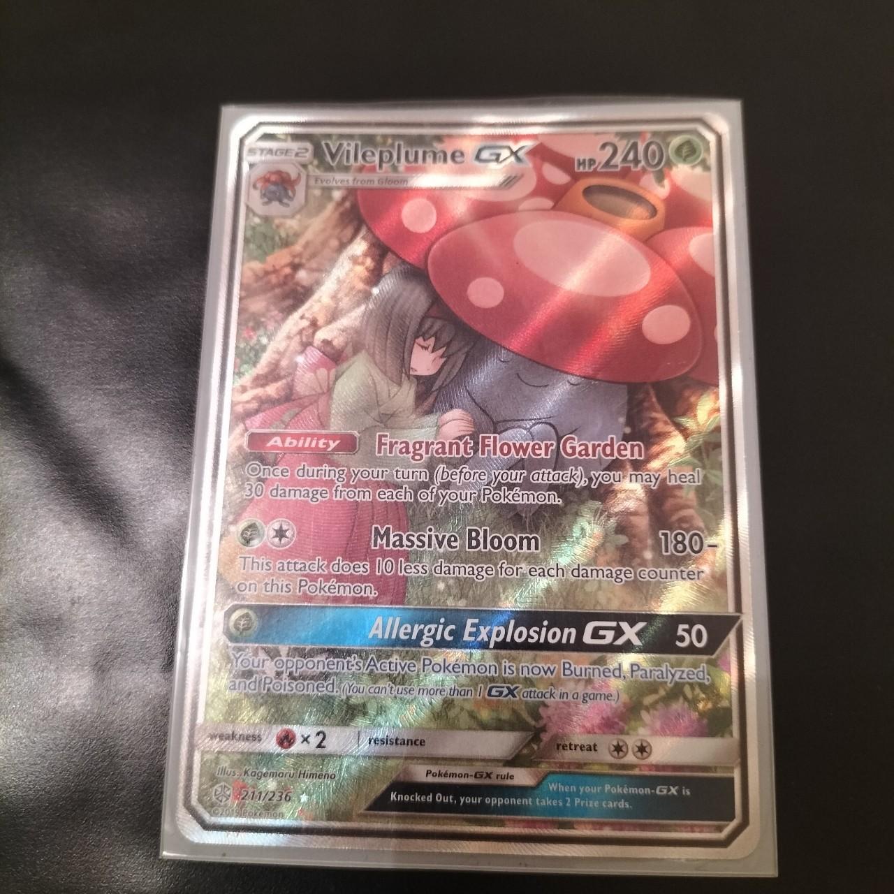 Vileplume GX Full Art 211/236 Ultra Rare SM -... | Depop