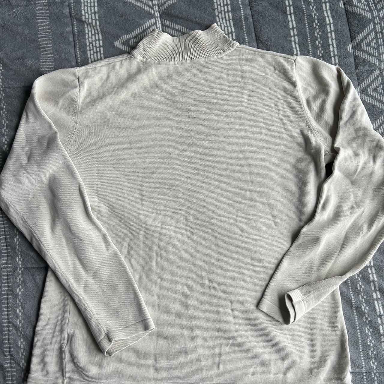 Simple cream turtle neck - Depop