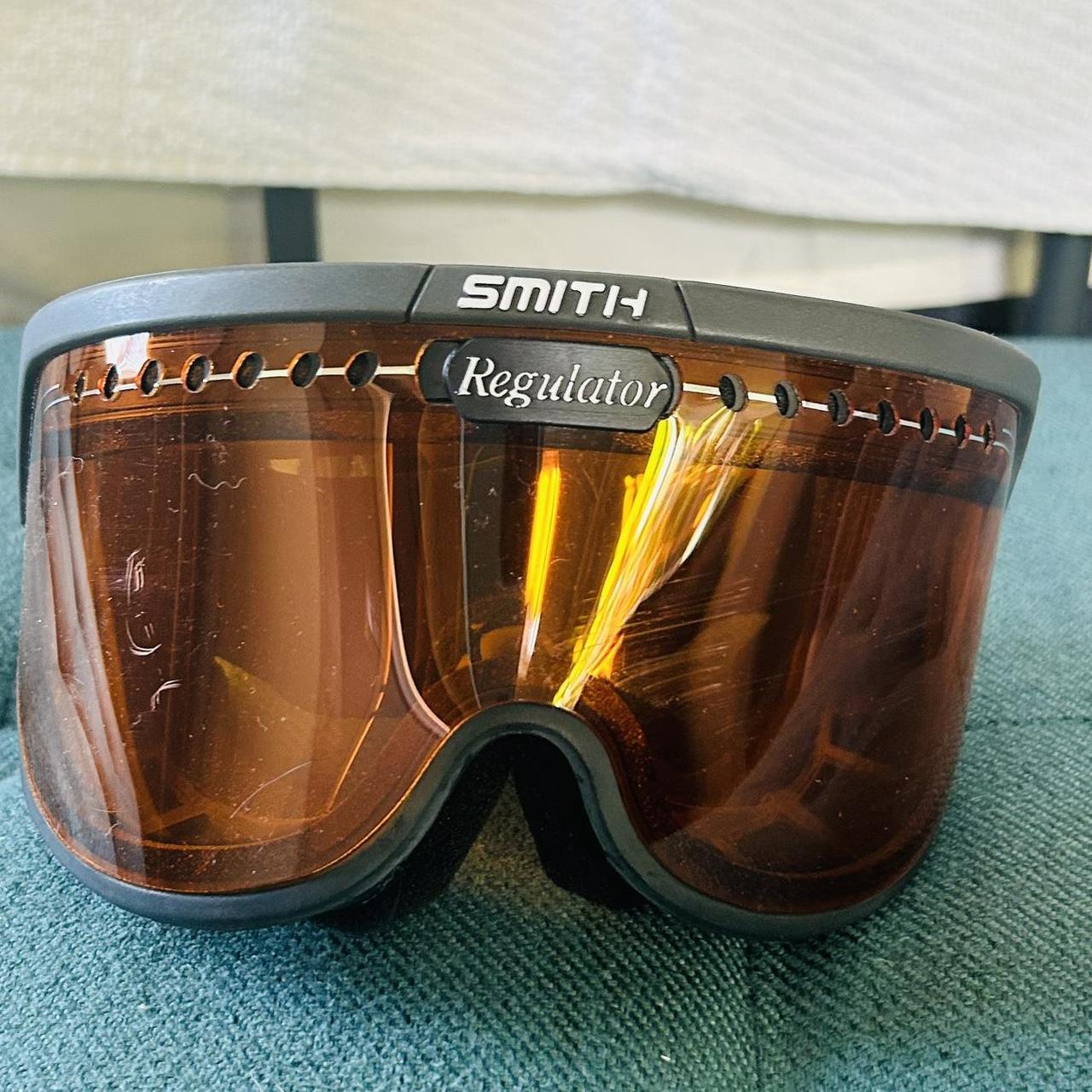 Smith Regulator ski goggles with orange lenses... - Depop