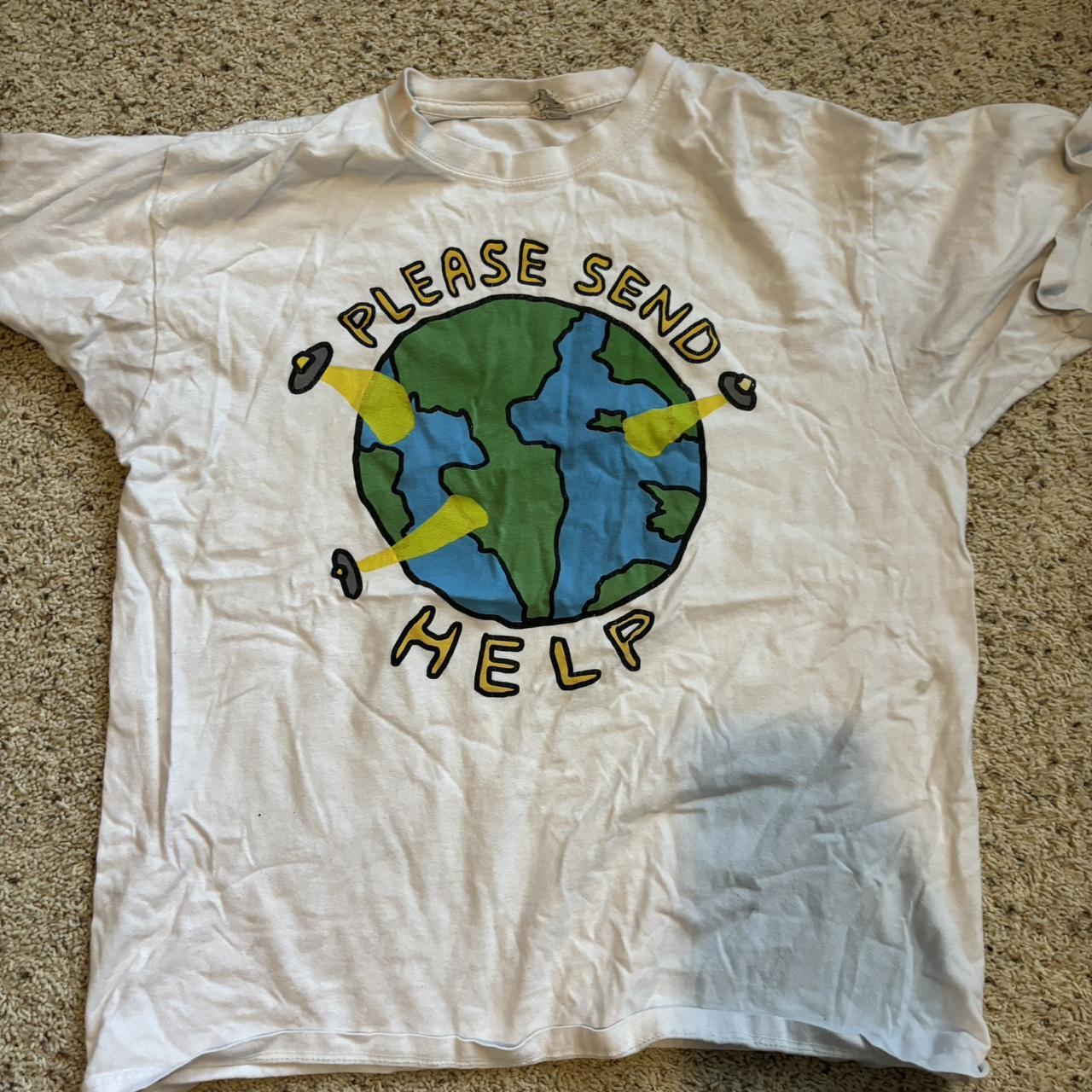 Please send help shirt Comfy Vintage - Depop