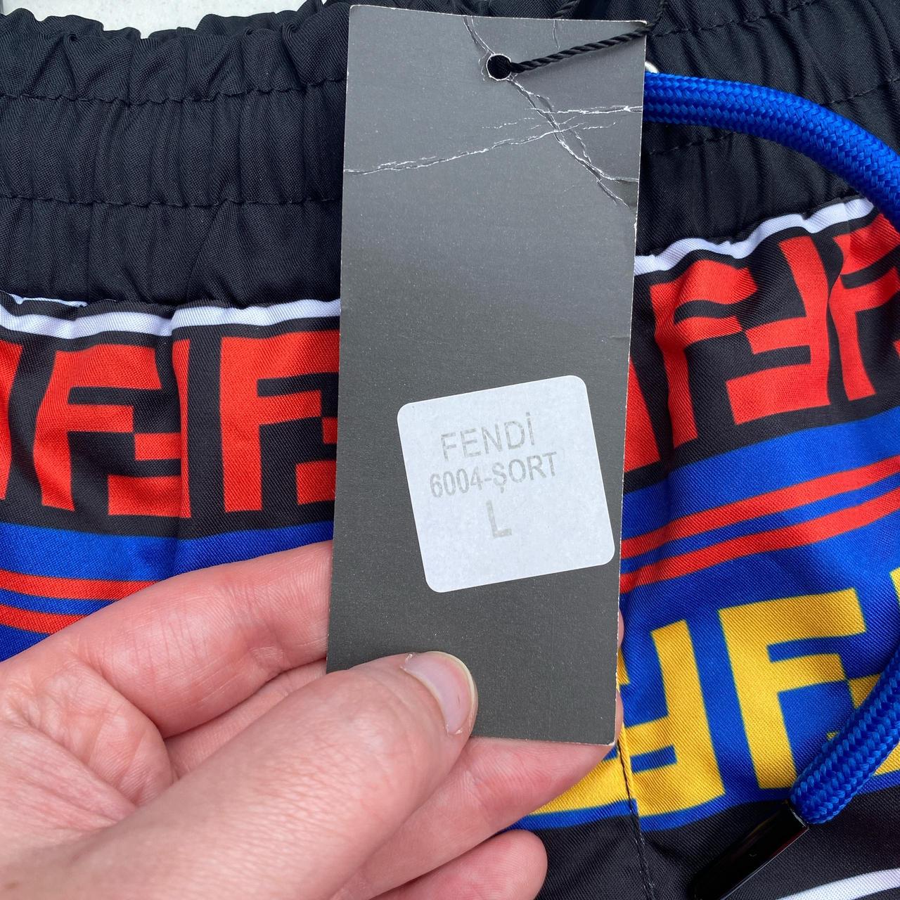 fendi large men’s swim trunks. runs small. new with... - Depop