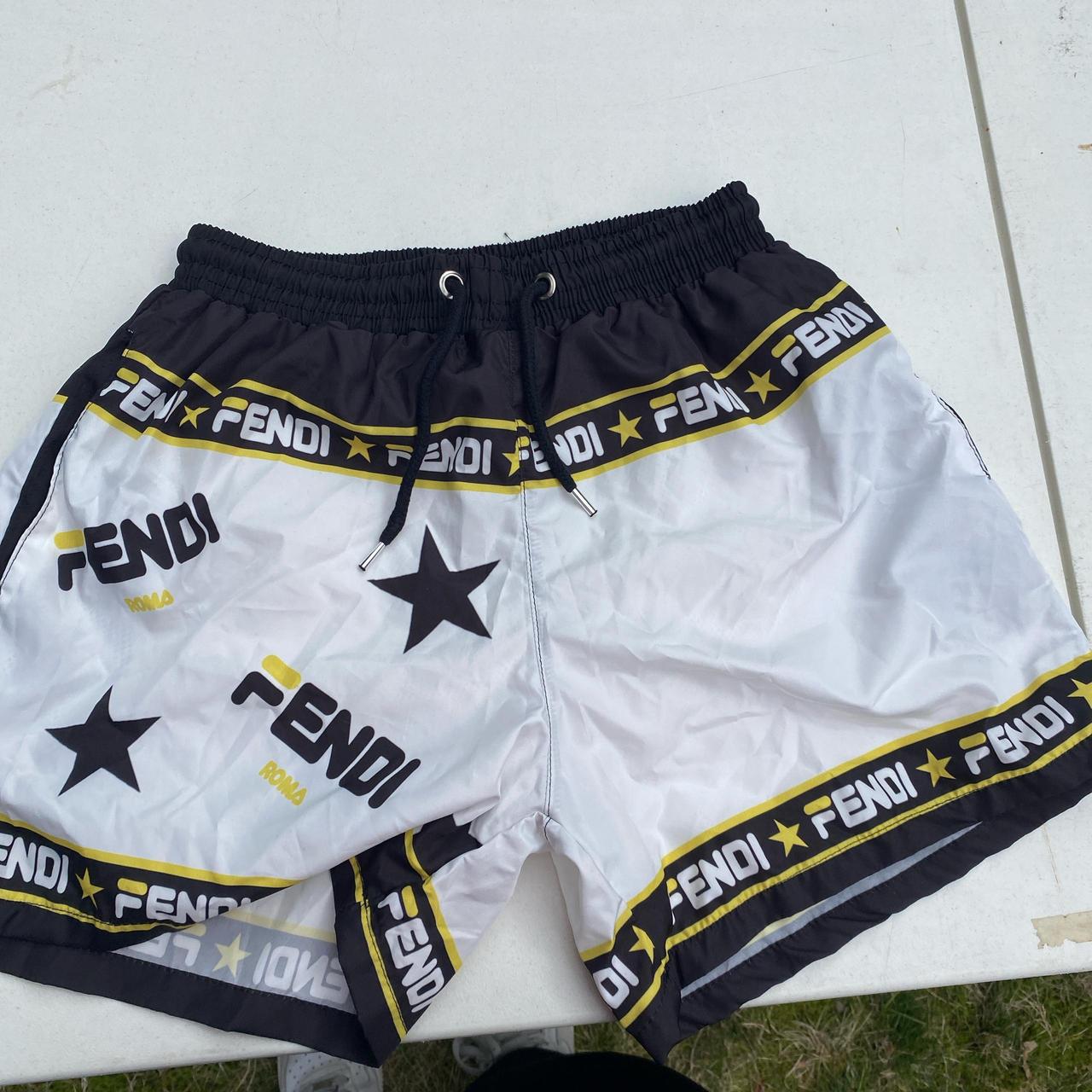fendi XL men’s swim trunks. runs small - Depop